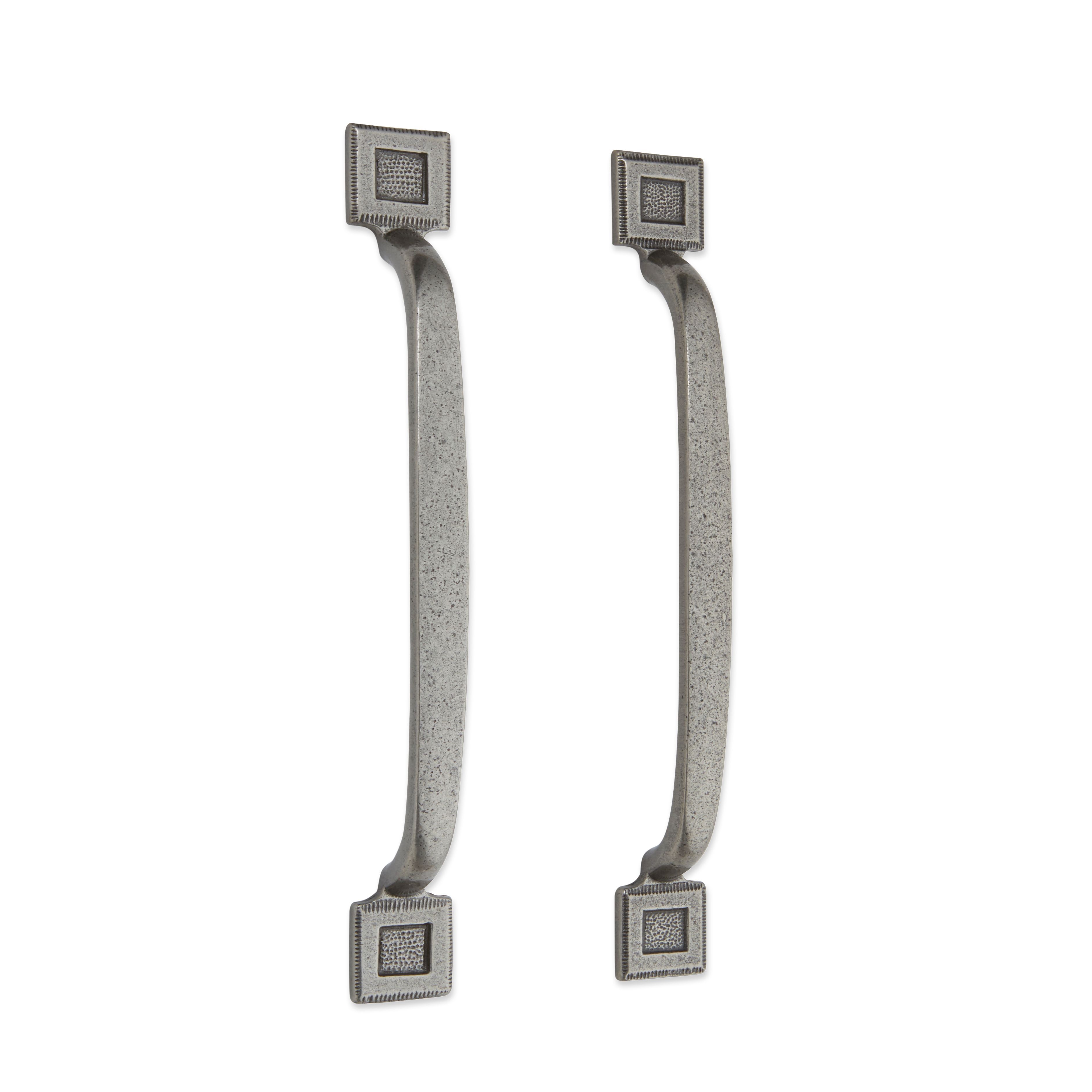 IT Kitchens Pewter effect D-shaped Cabinet handle, Pack of 2 ...