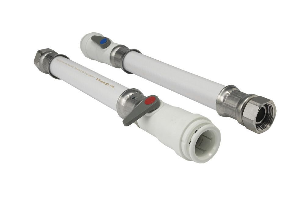 JG Speedfit Flexible Tap Connector With Valve Dia 22mm Dia 3 4 L
