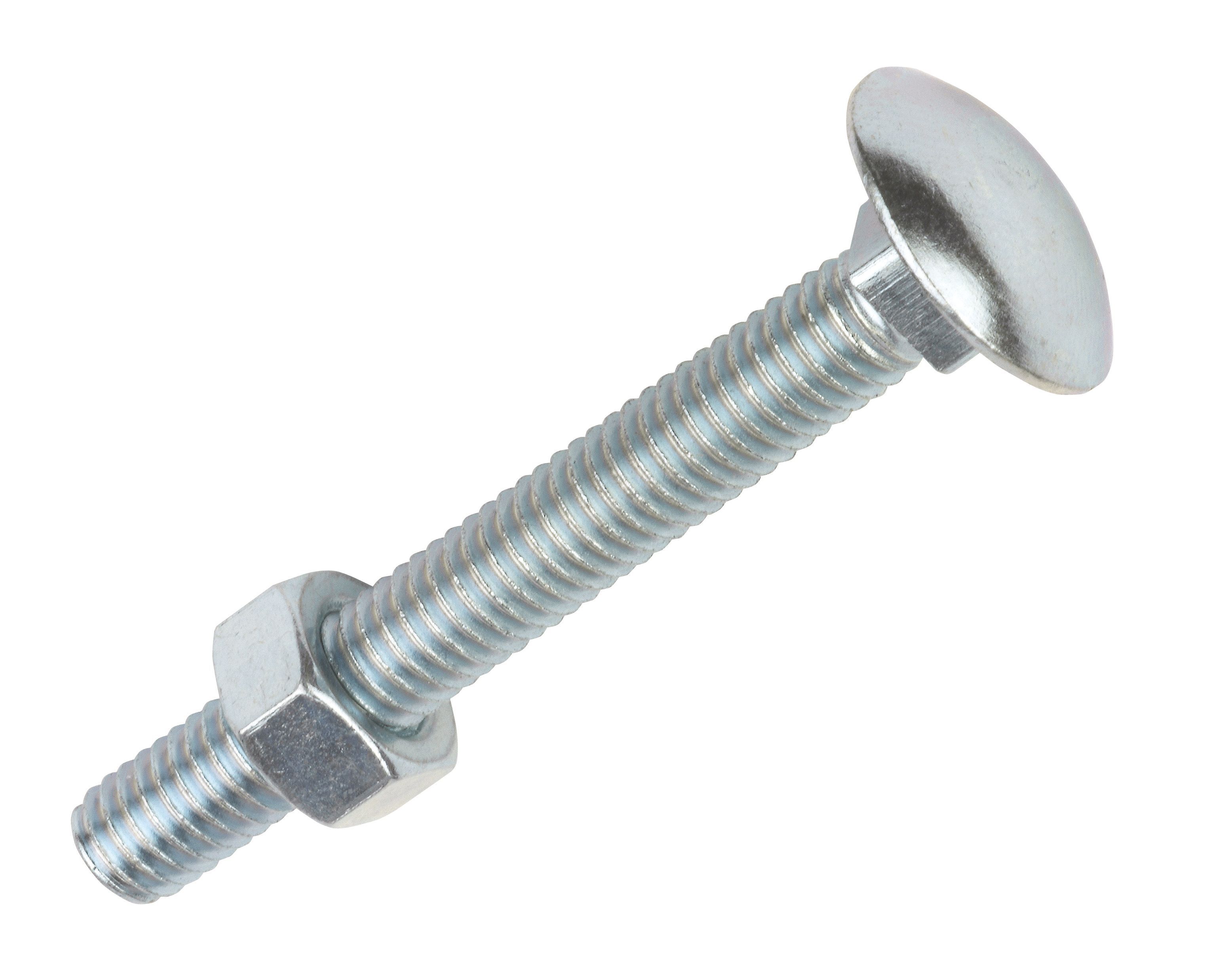 M12 Coach Bolt L 130mm Dia 12mm Pack Of 25 Departments DIY At B Q