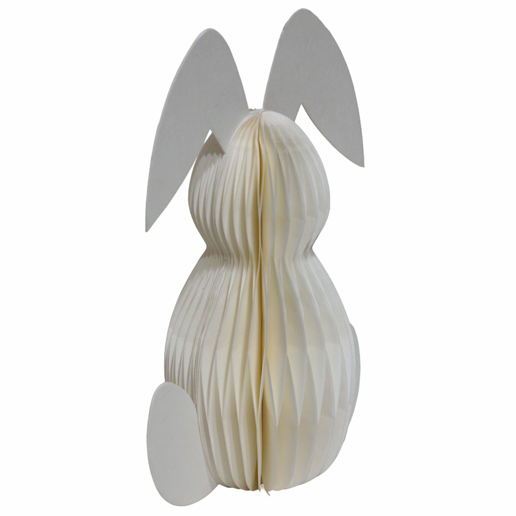 200mm White Paper Easter bunny Standing decoration