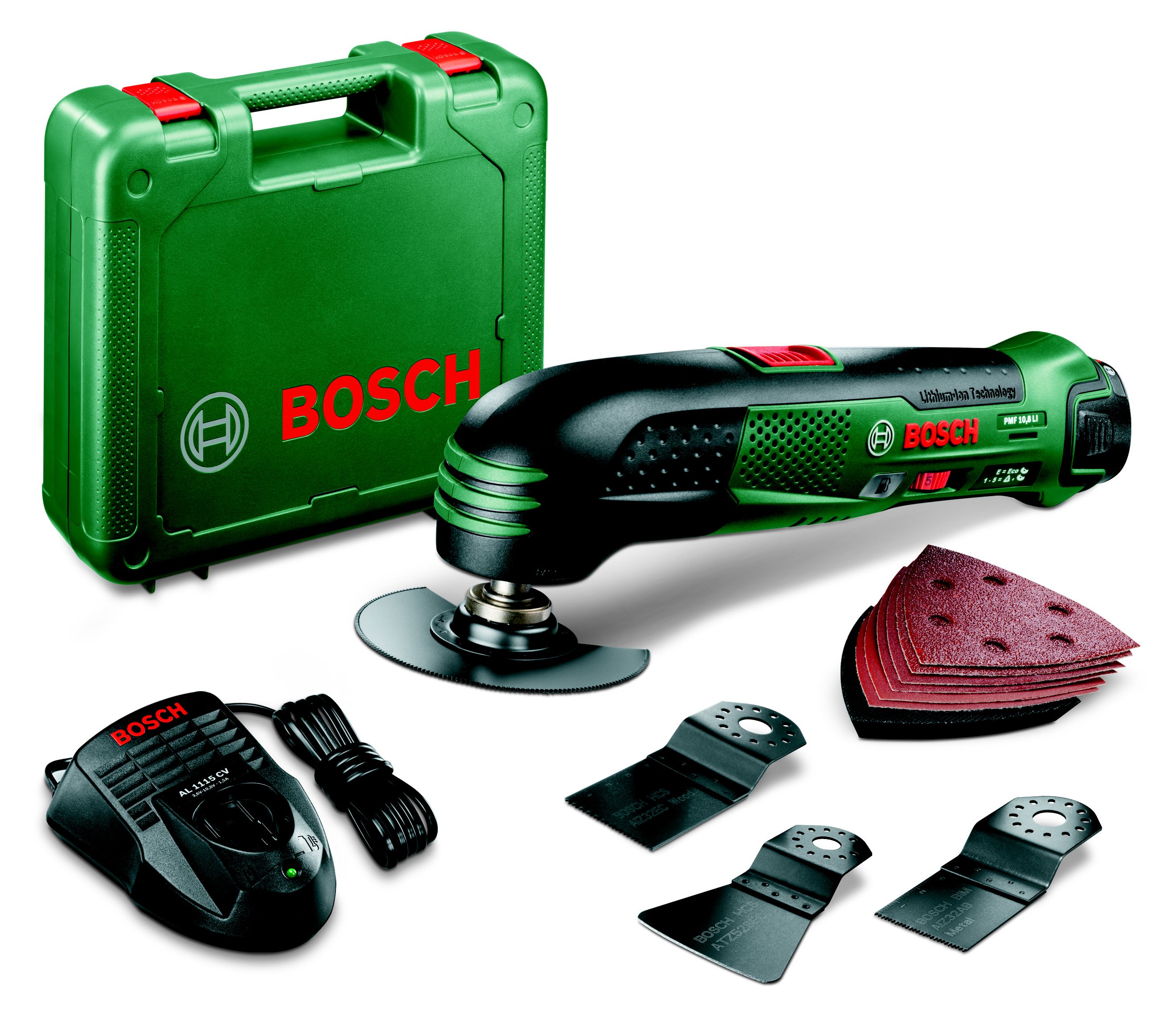 Bosch Cordless 10.8V Multi Tool Set 1 Battery PMF 10.8 LI | Multi Tools ...