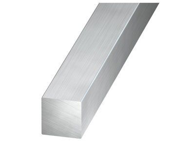 Aluminium Square profile (H)6mm (W)6mm (L)1m | Departments | DIY at B&Q