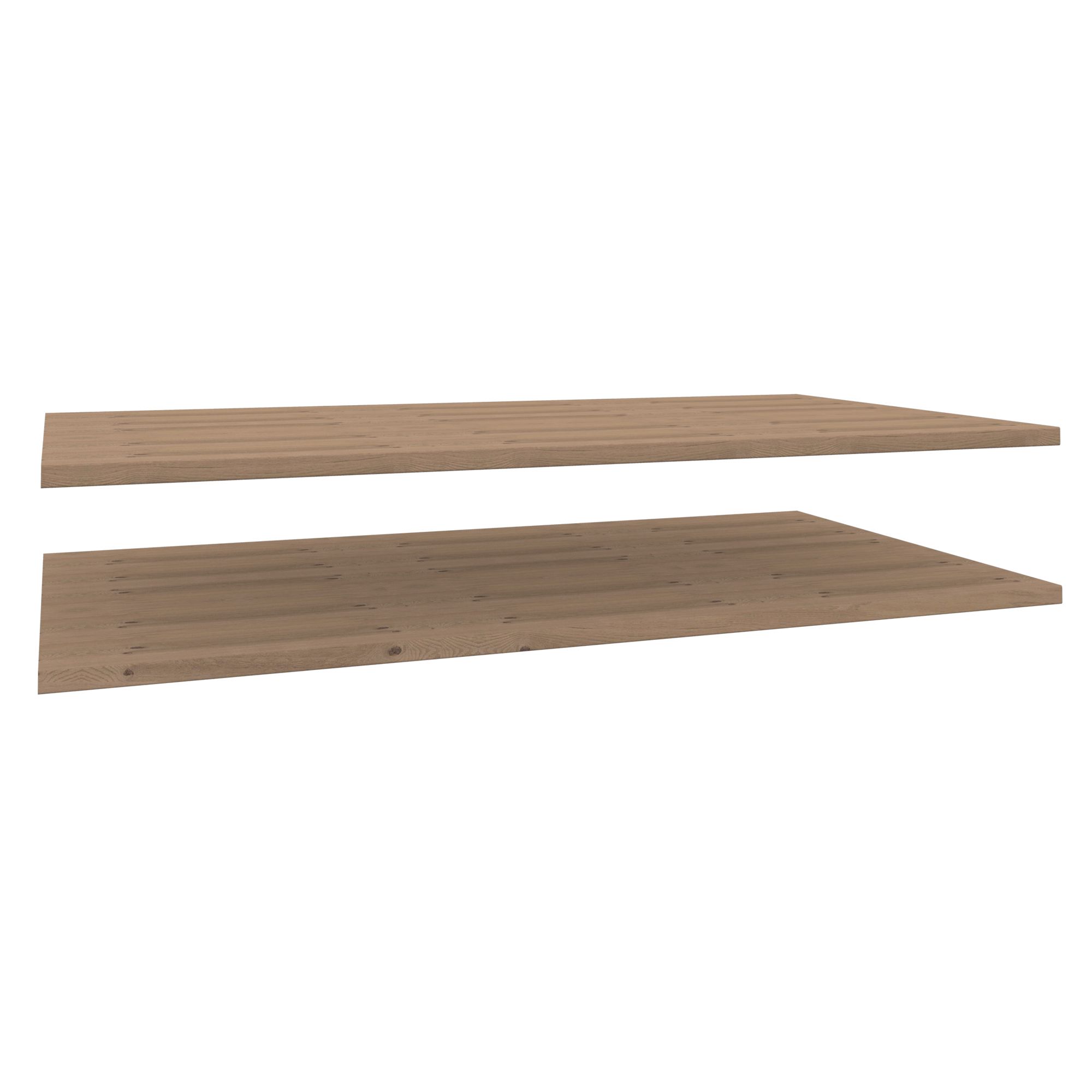 Darwin Modular Oak effect Internal Shelf kit (W)1000mm (D)560mm, Pack ...