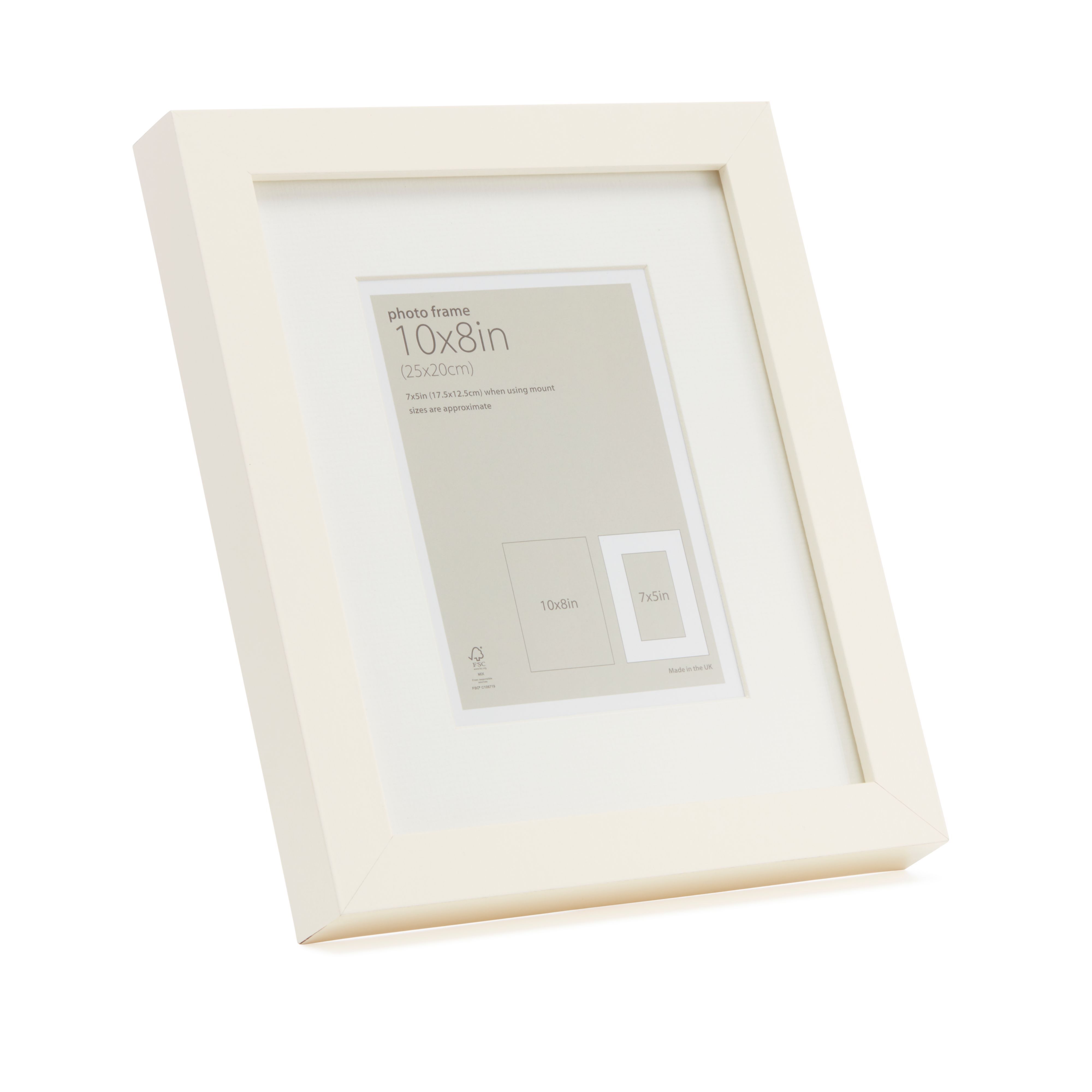 Cream Single frame MDF Picture frame (H)290mm x (W)240mm | Departments ...