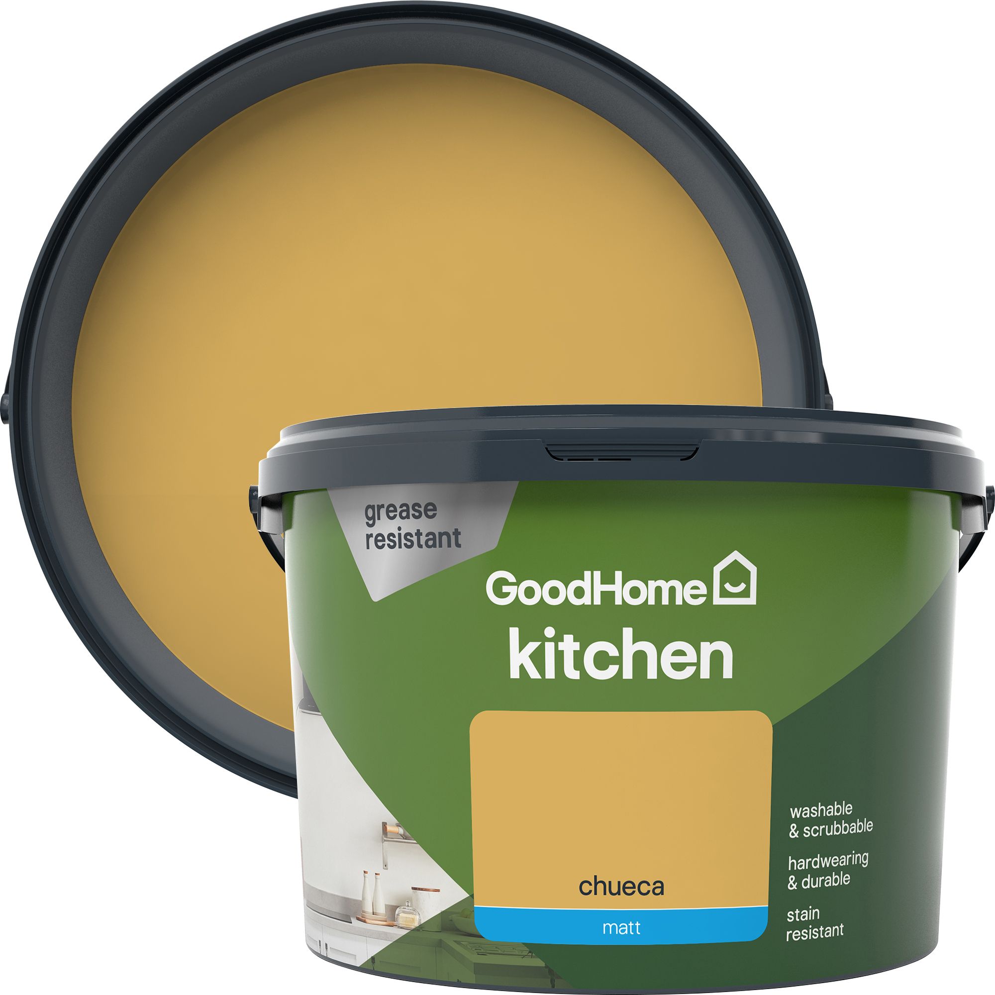 GoodHome Kitchen Chueca Matt Emulsion paint 2.5L | Departments | DIY at B&Q