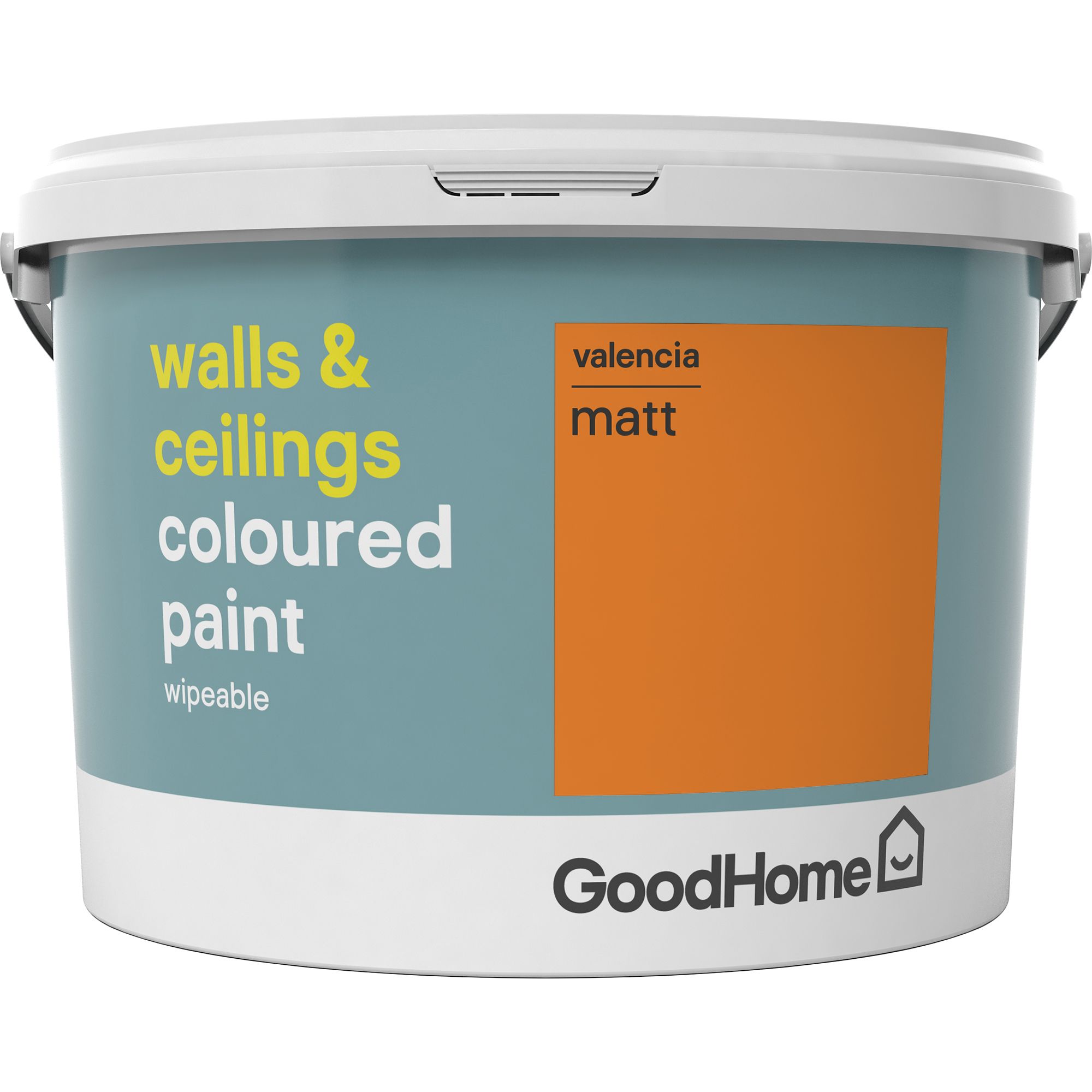 GoodHome Walls & ceilings Valencia Matt Emulsion paint, 2.5L ...