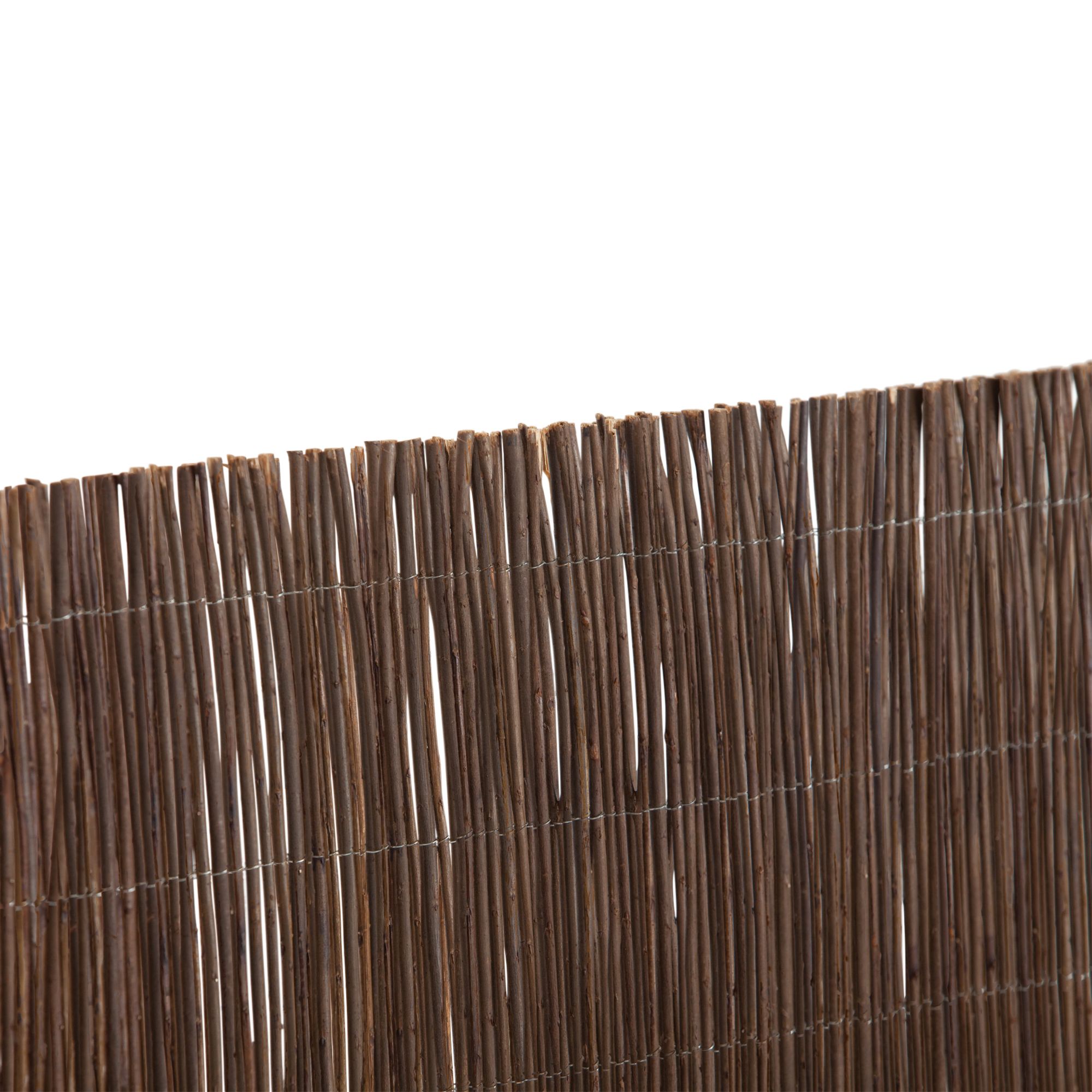 Wicker Brown Garden screen (H)1m (W)3m | Departments | DIY at B&Q