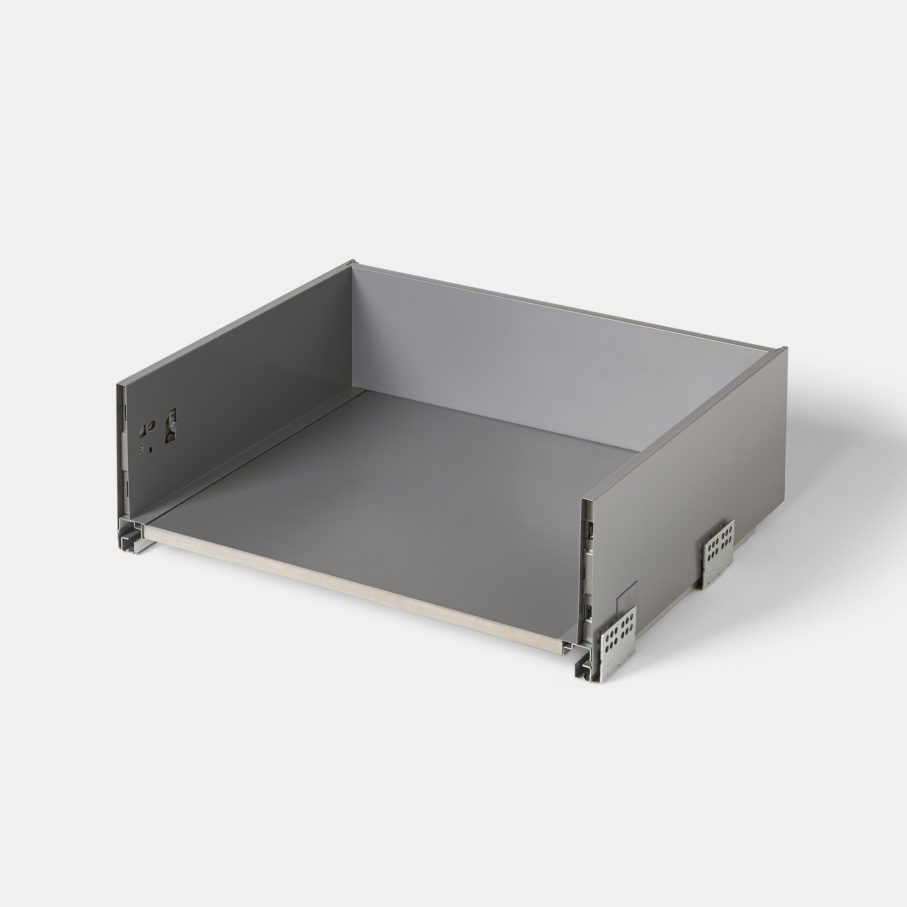 GoodHome Soto Matt Anthracite Deep drawer box, 564mm | Departments ...