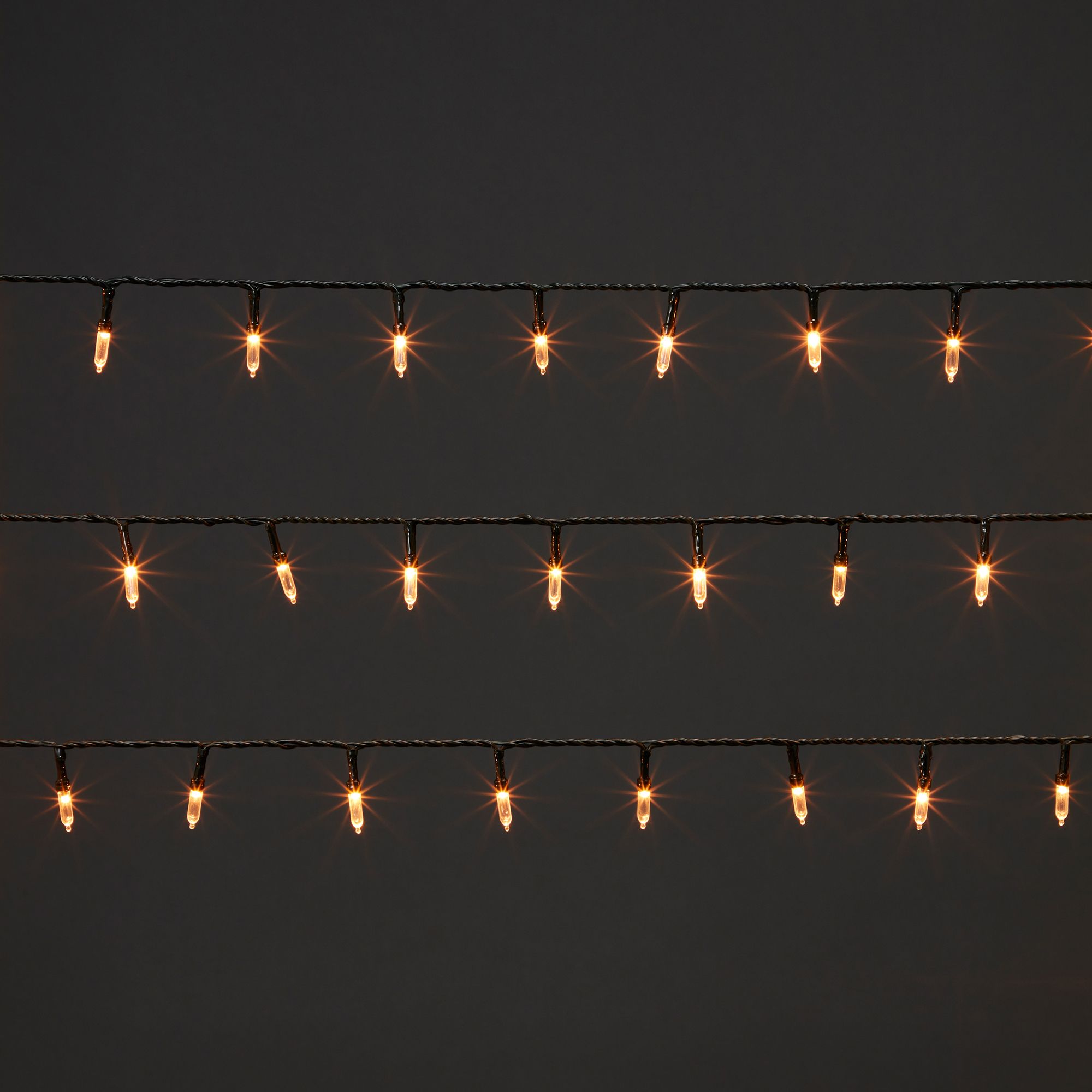 50 Warm white LED String lights | Departments | DIY at B&Q