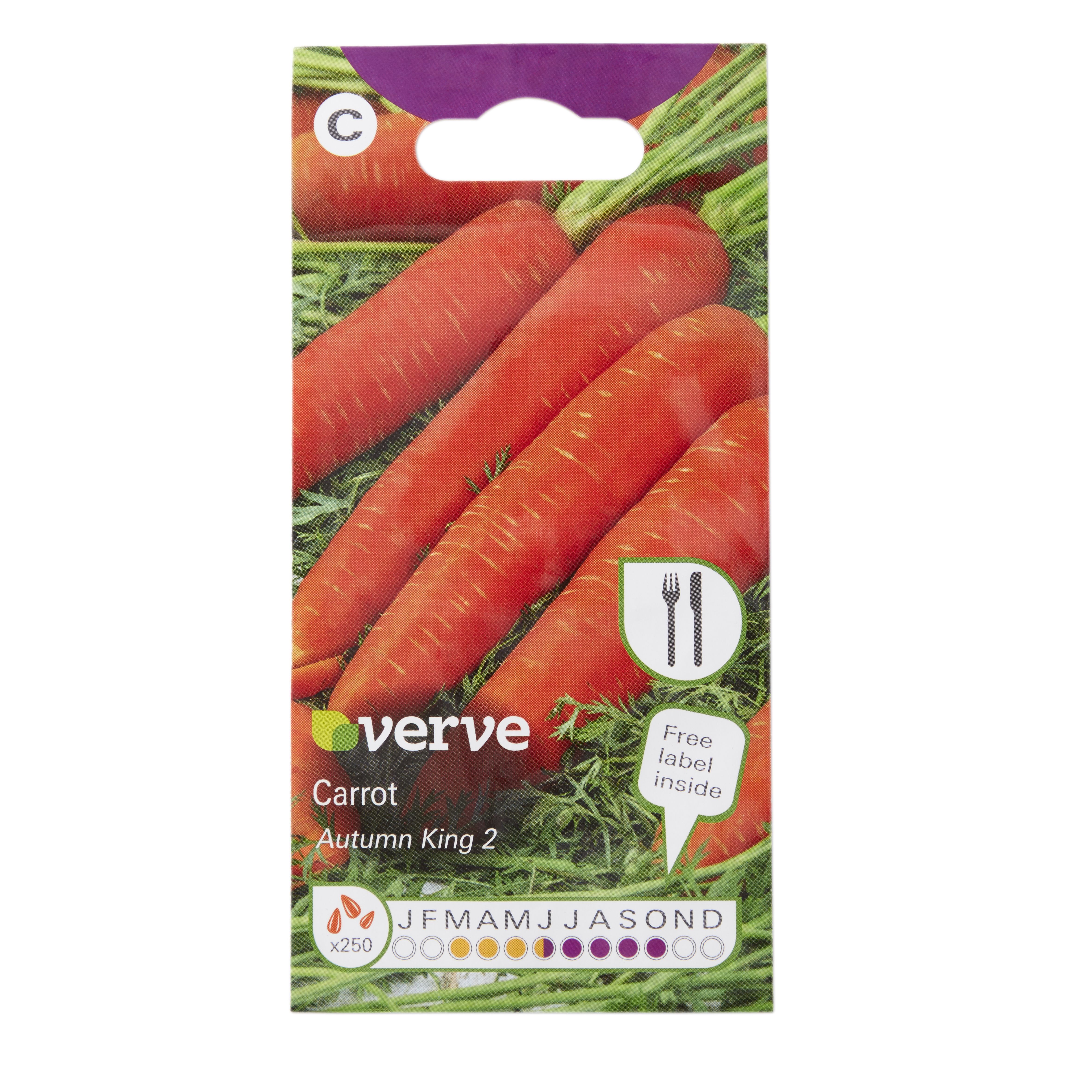 Verve Autumn King 2 carrot Seed | Departments | DIY at B&Q Verve Autumn King 2 carrot Seed | Departments | DIY at B&Q