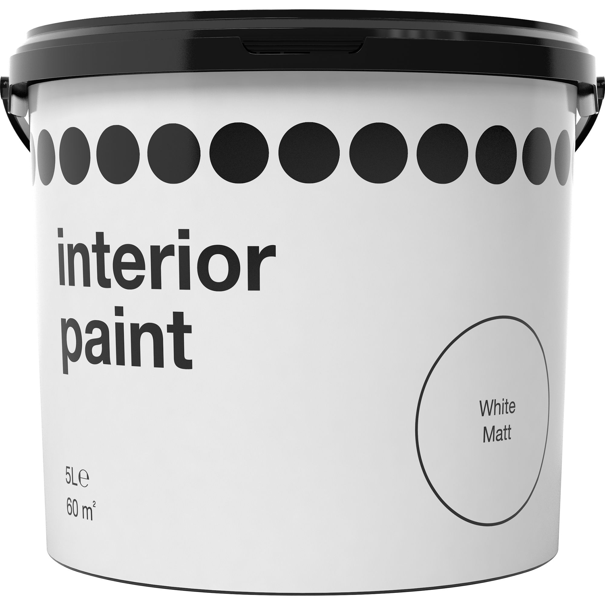 White Vinyl matt Emulsion paint, 5L | Departments | TradePoint