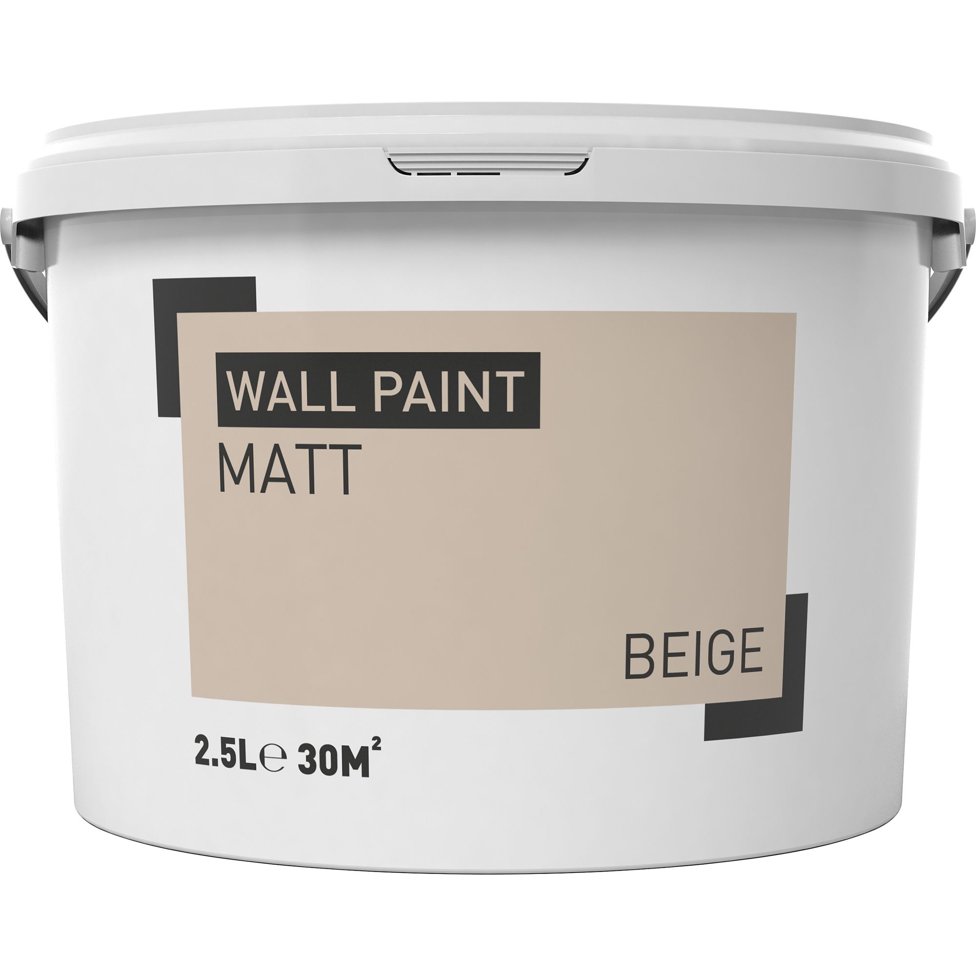 Beige Matt Emulsion paint, 2.5L | Departments | DIY at B&Q