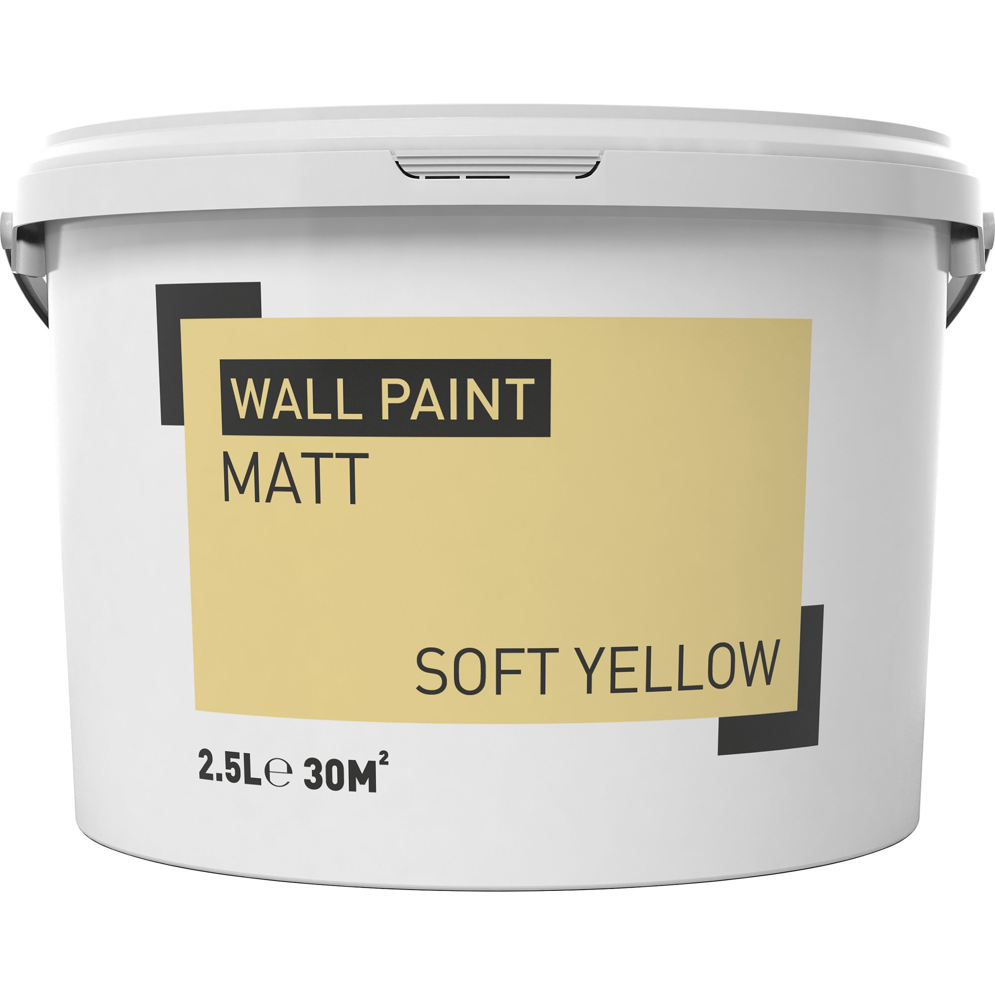 Soft yellow Matt Emulsion paint, 2.5L | Departments | DIY at B&Q