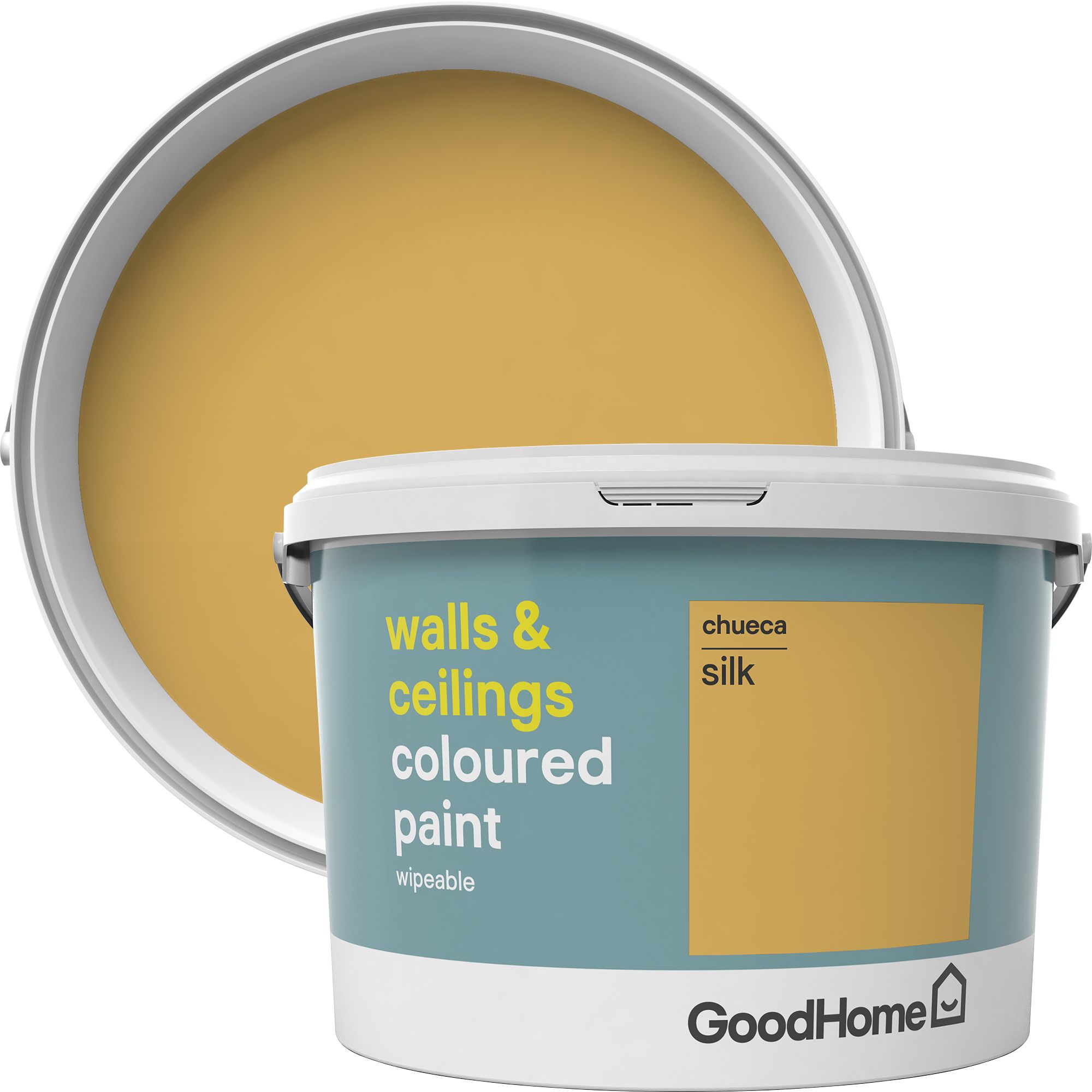 GoodHome Walls & ceilings Chueca Silk Emulsion paint, 2.5L ...