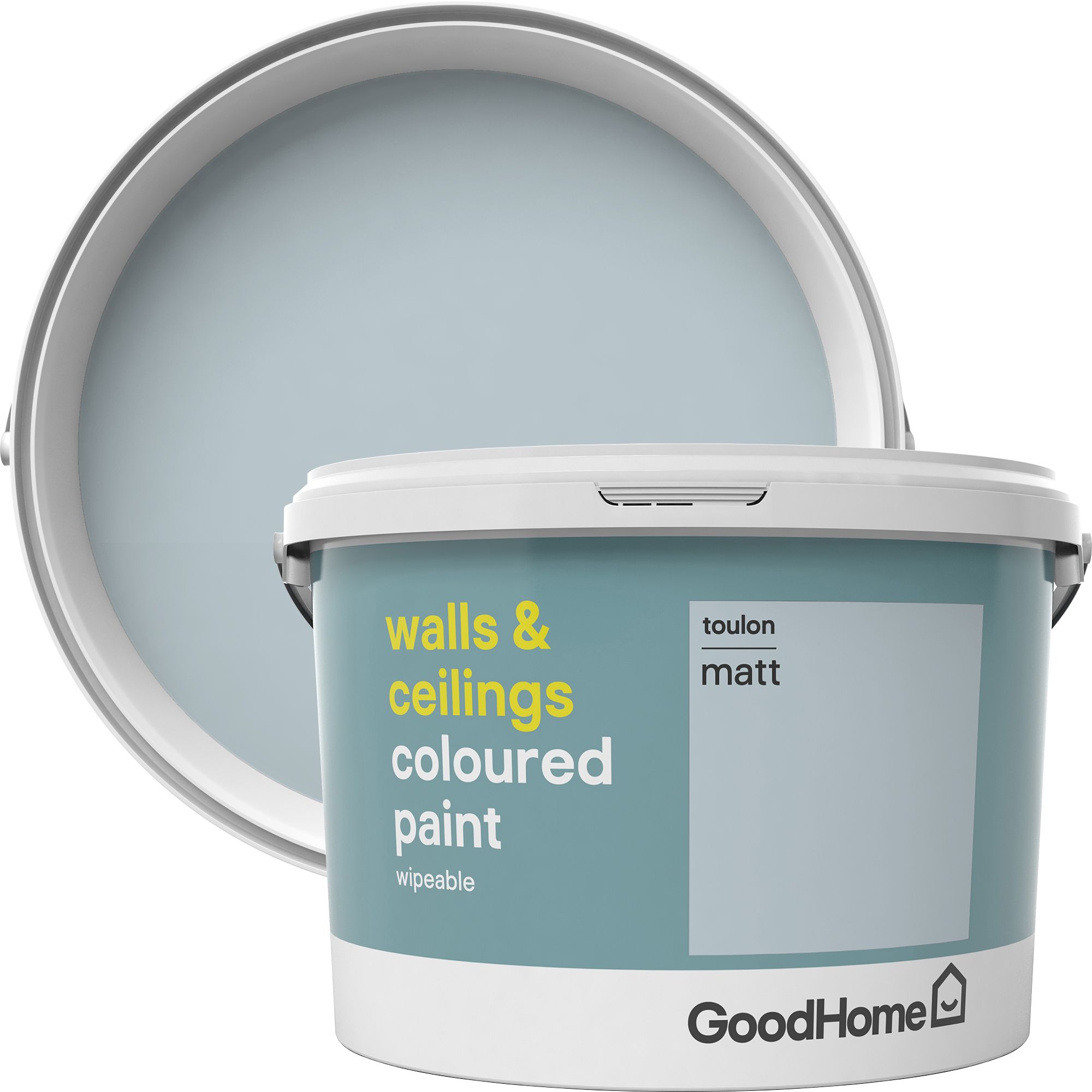 GoodHome Walls & ceilings Toulon Matt Emulsion paint, 2.5L ...