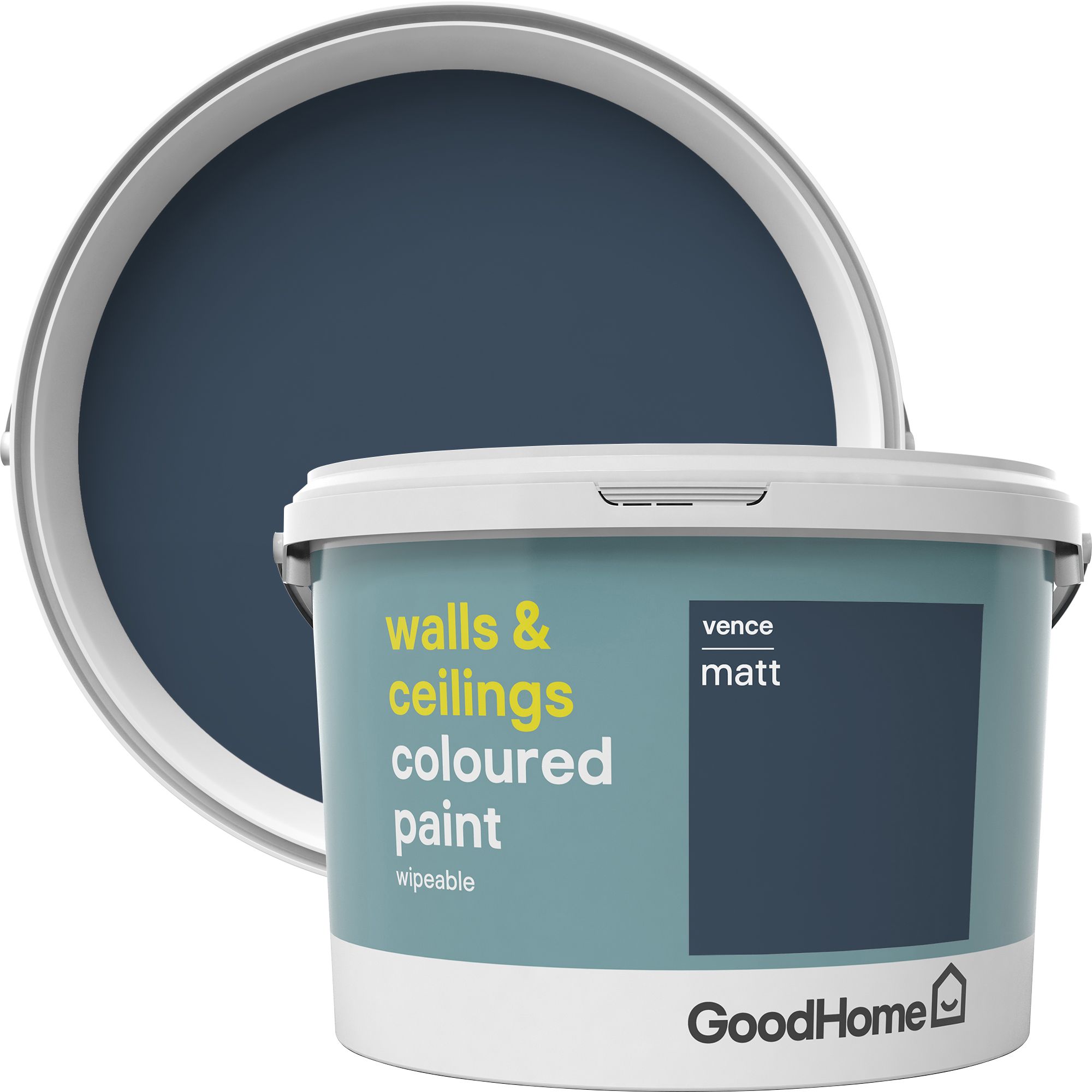 GoodHome Walls & ceilings Vence Matt Emulsion paint, 2.5L | Departments ...
