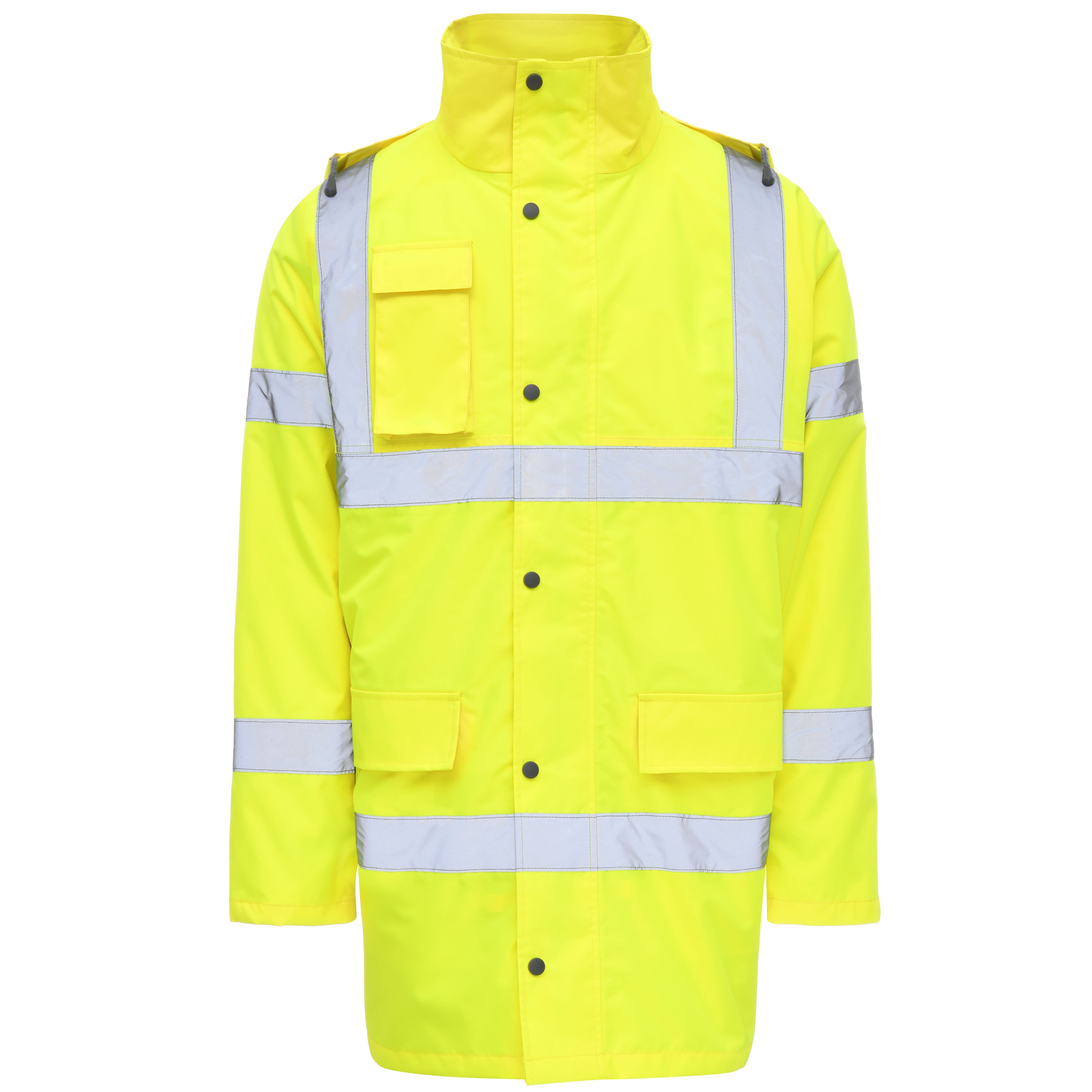 Yellow Hi-vis jacket Large | Departments | DIY at B&Q