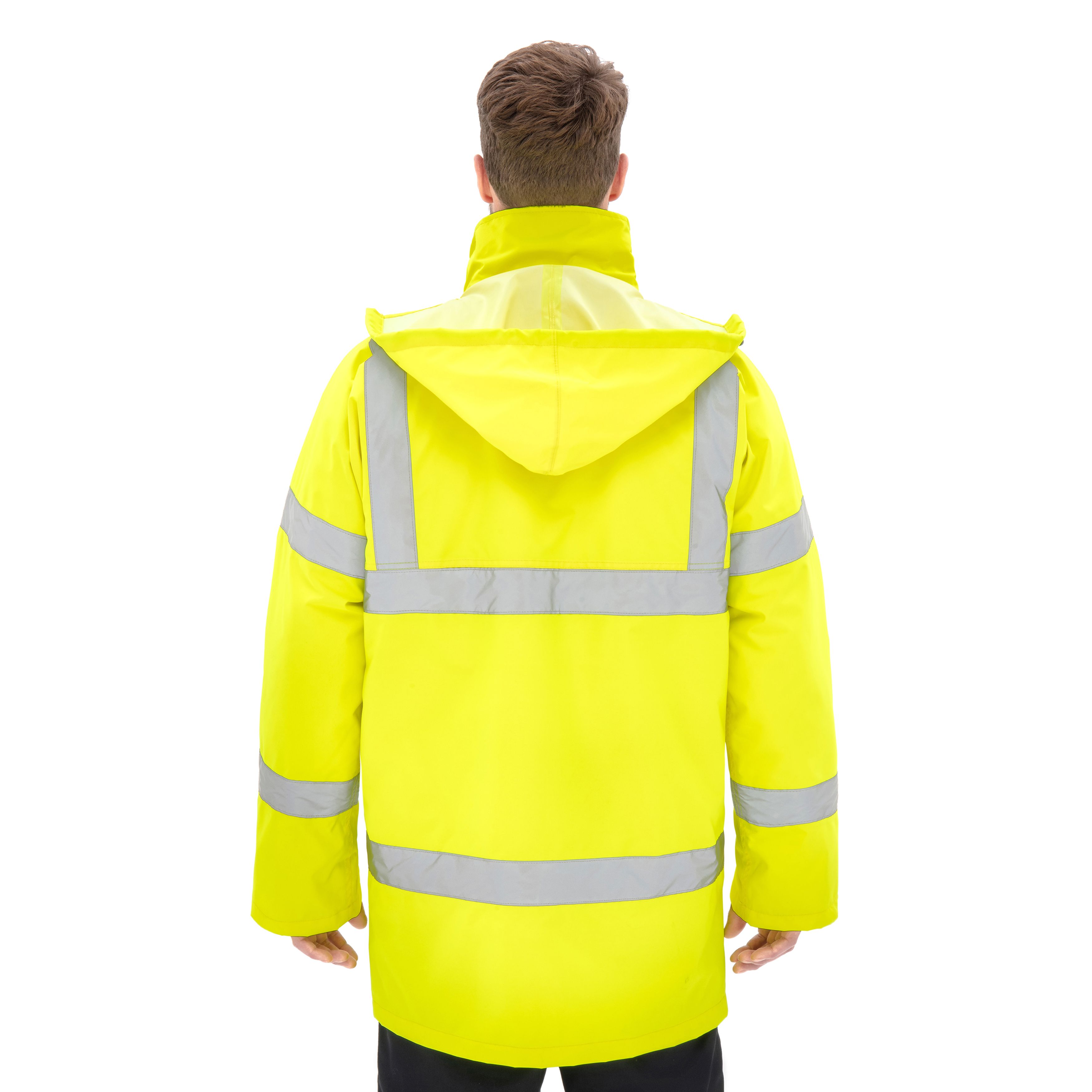 Yellow Hi-vis jacket Large | Departments | DIY at B&Q