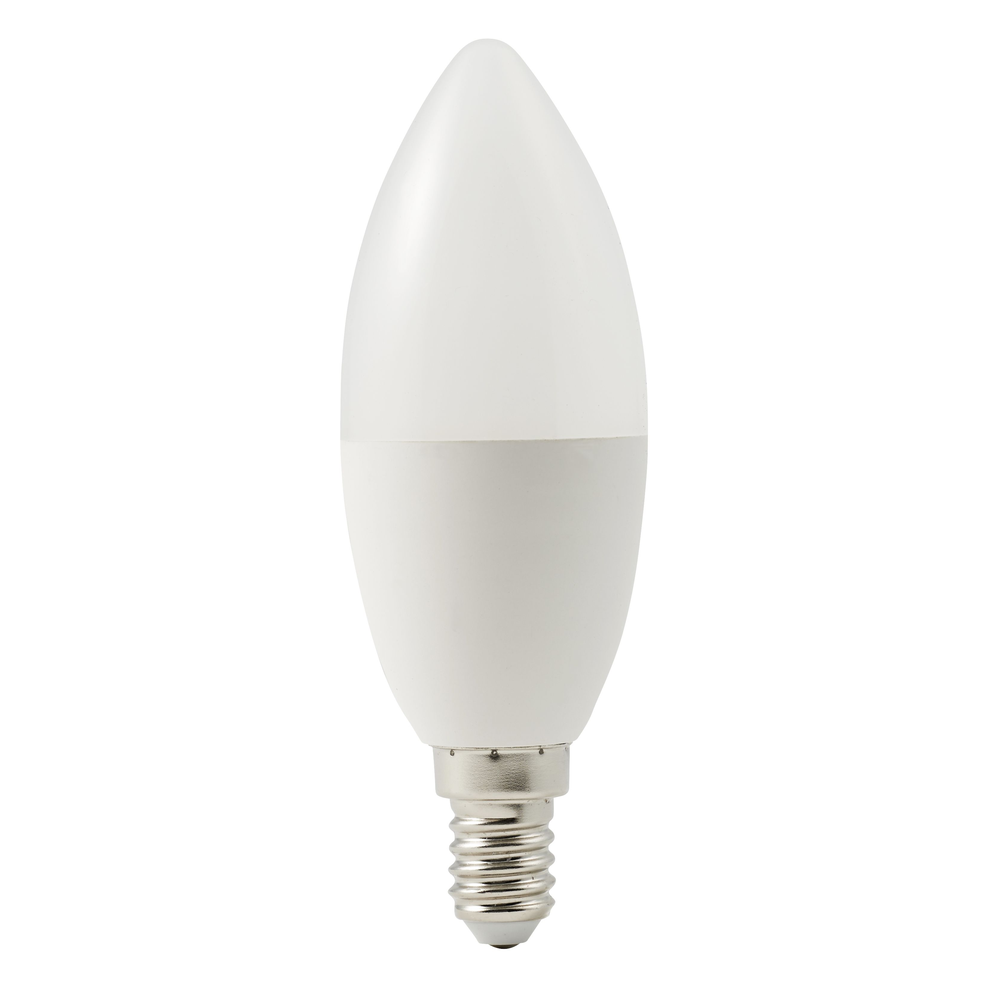 Diall E14 8W 806lm Candle Neutral white LED Light bulb | Departments ...