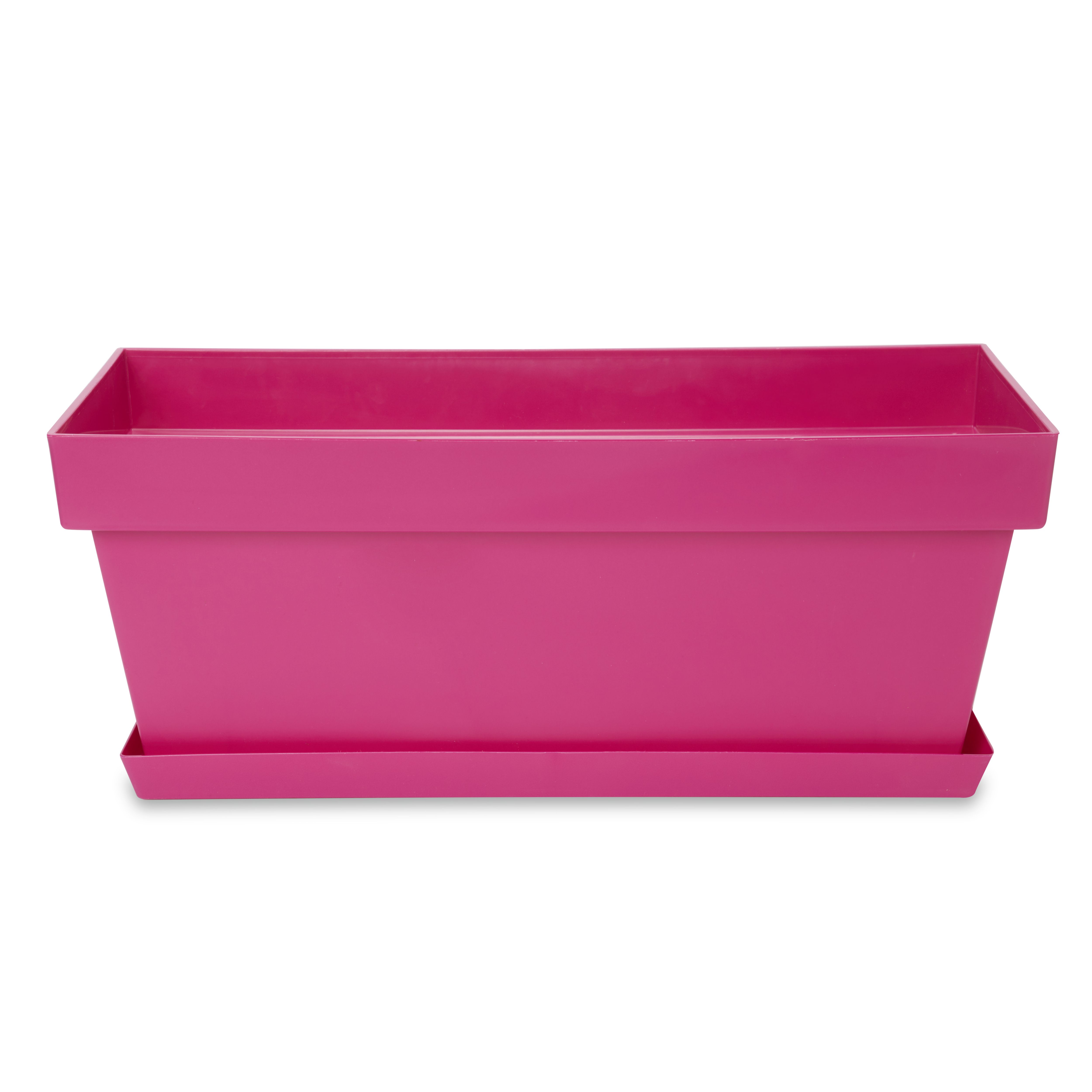 Nurgul Rectangular Pink Trough (H)224mm (Dia)600mm | Departments | DIY ...