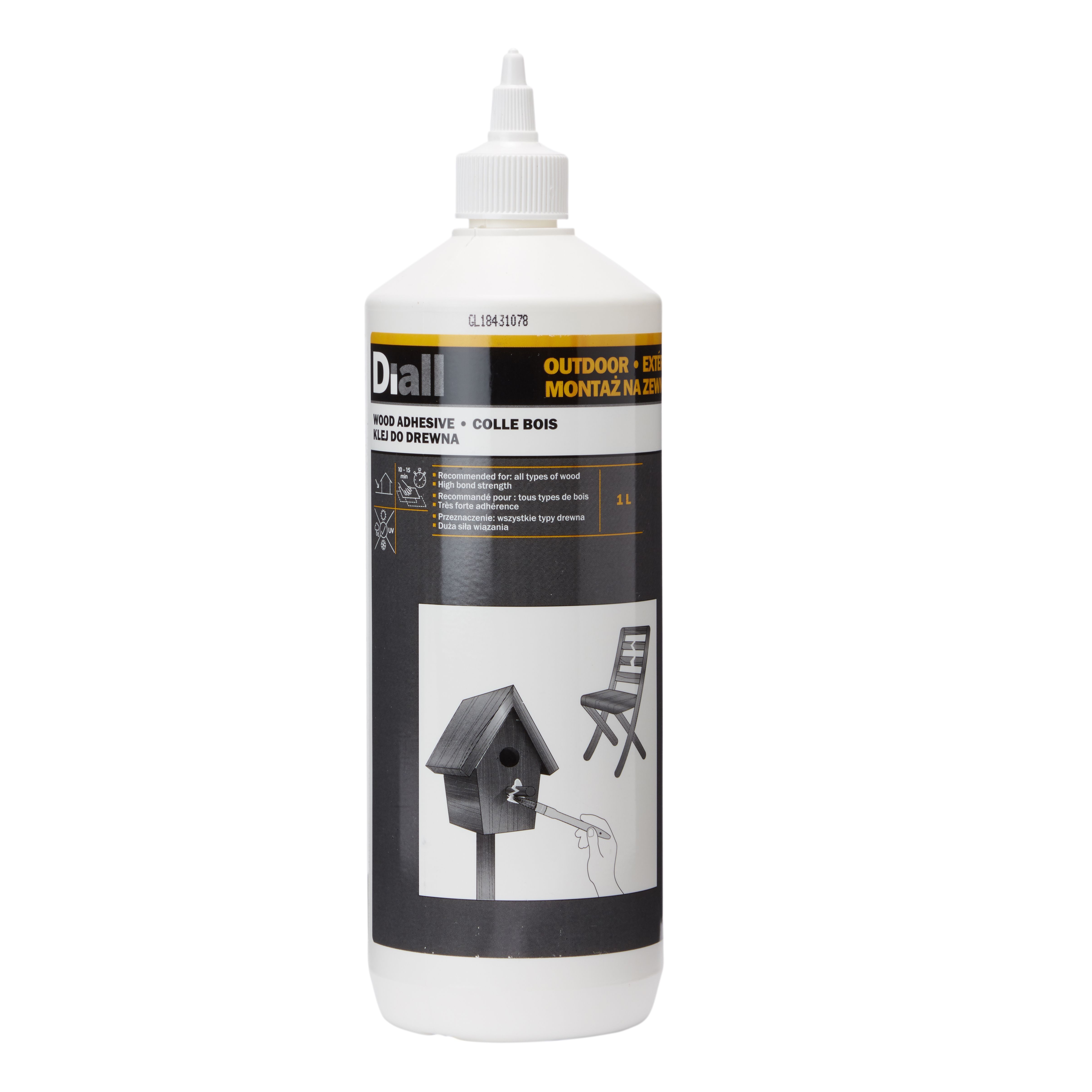 Dulux Trade Interior & Exterior White High Gloss Paint 1L | Departments ...