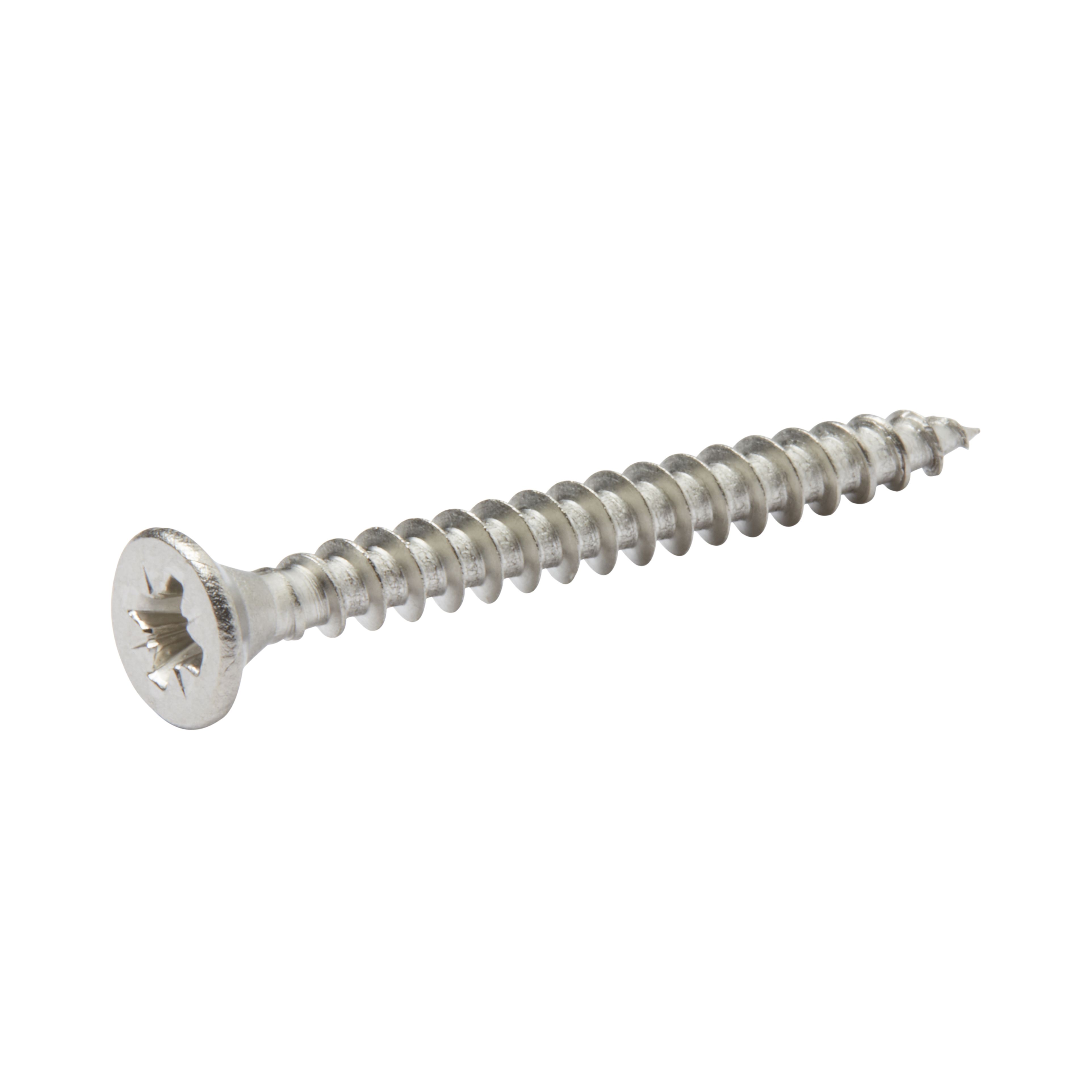 Diall Stainless steel Wood screw (Dia)4mm (L)40mm, Pack of 20 ...