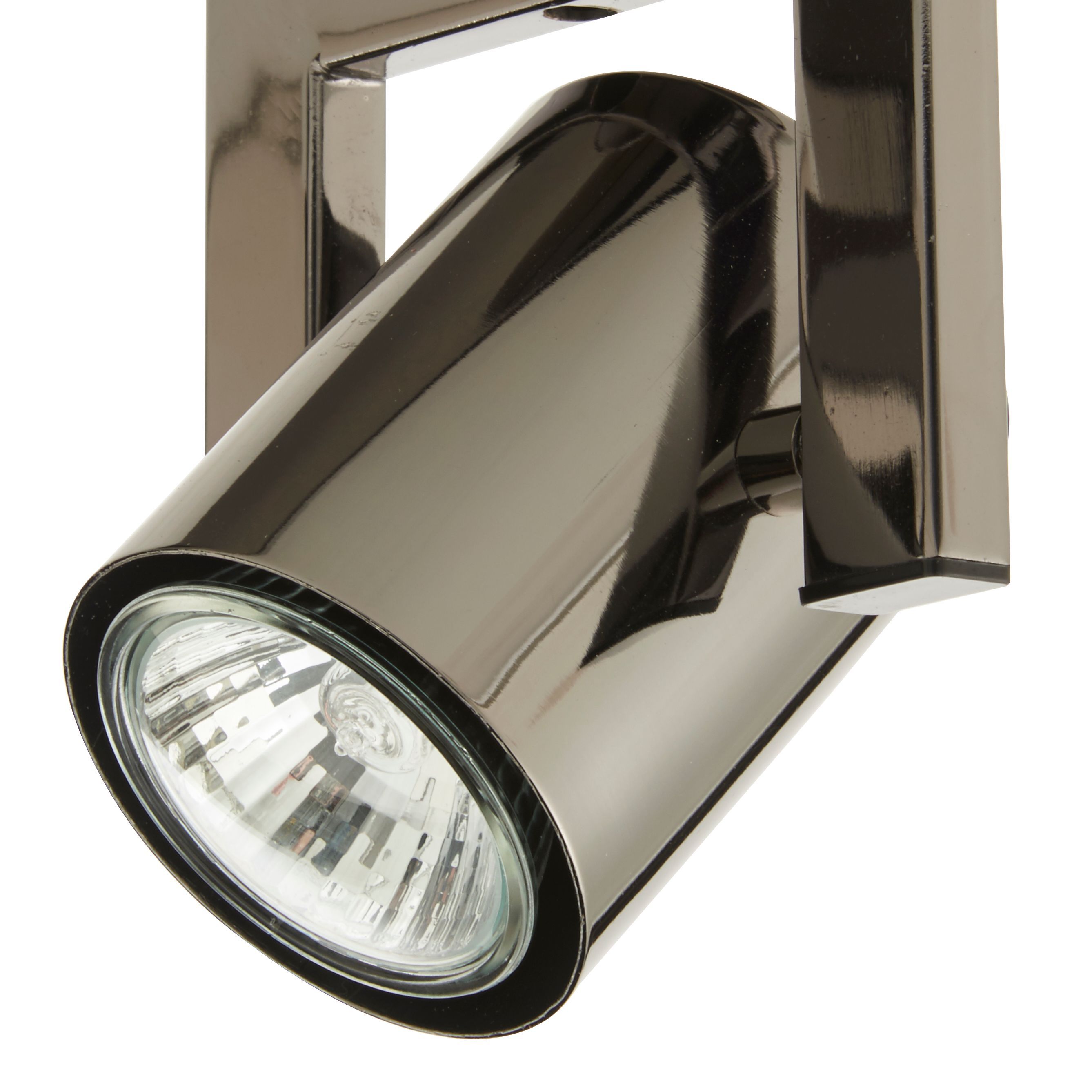 Galene Gun metal effect Mains-powered 2 lamp Spotlight | Departments ...