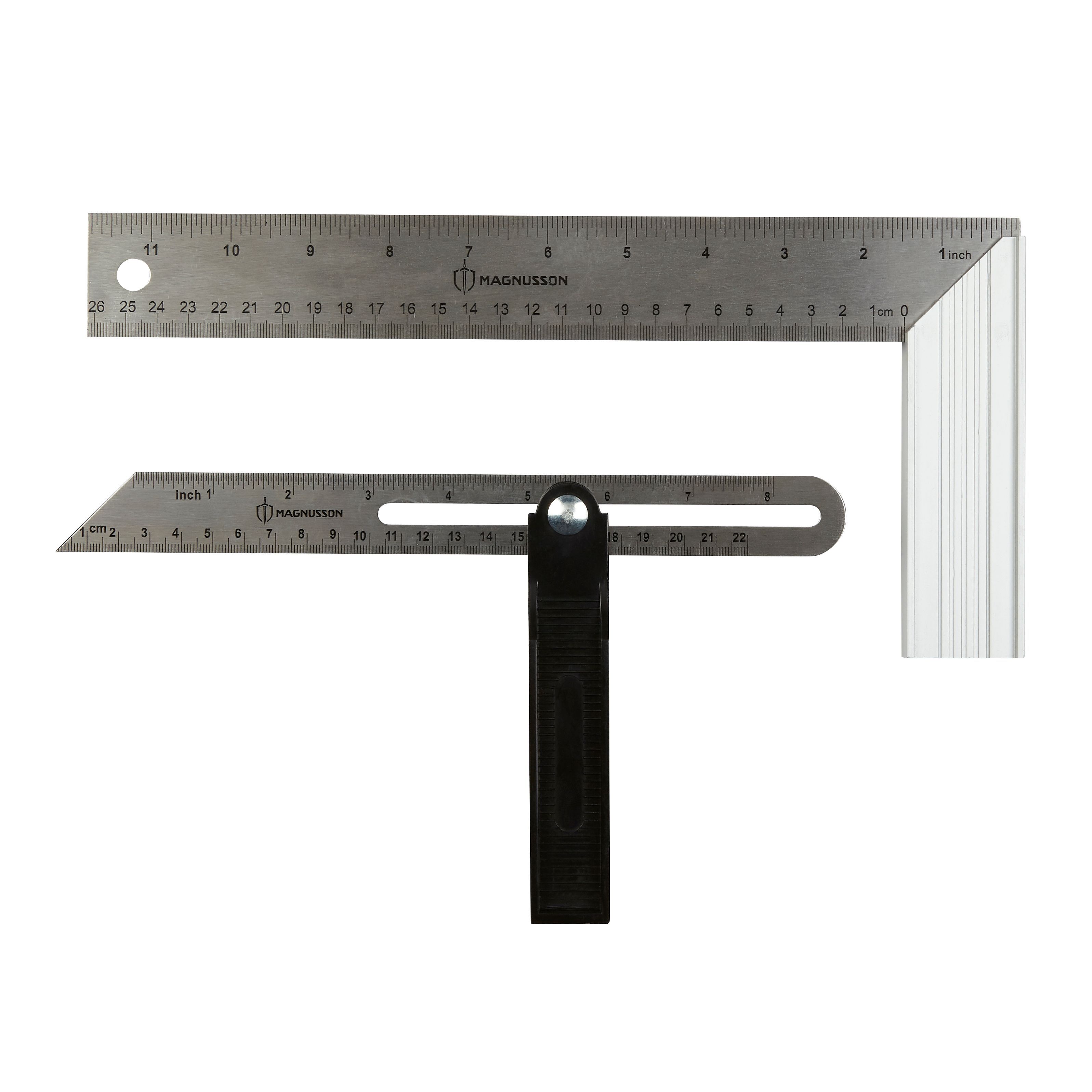 Magnusson 300mm & 250mm Try/mitre square set | Departments | DIY at B&Q