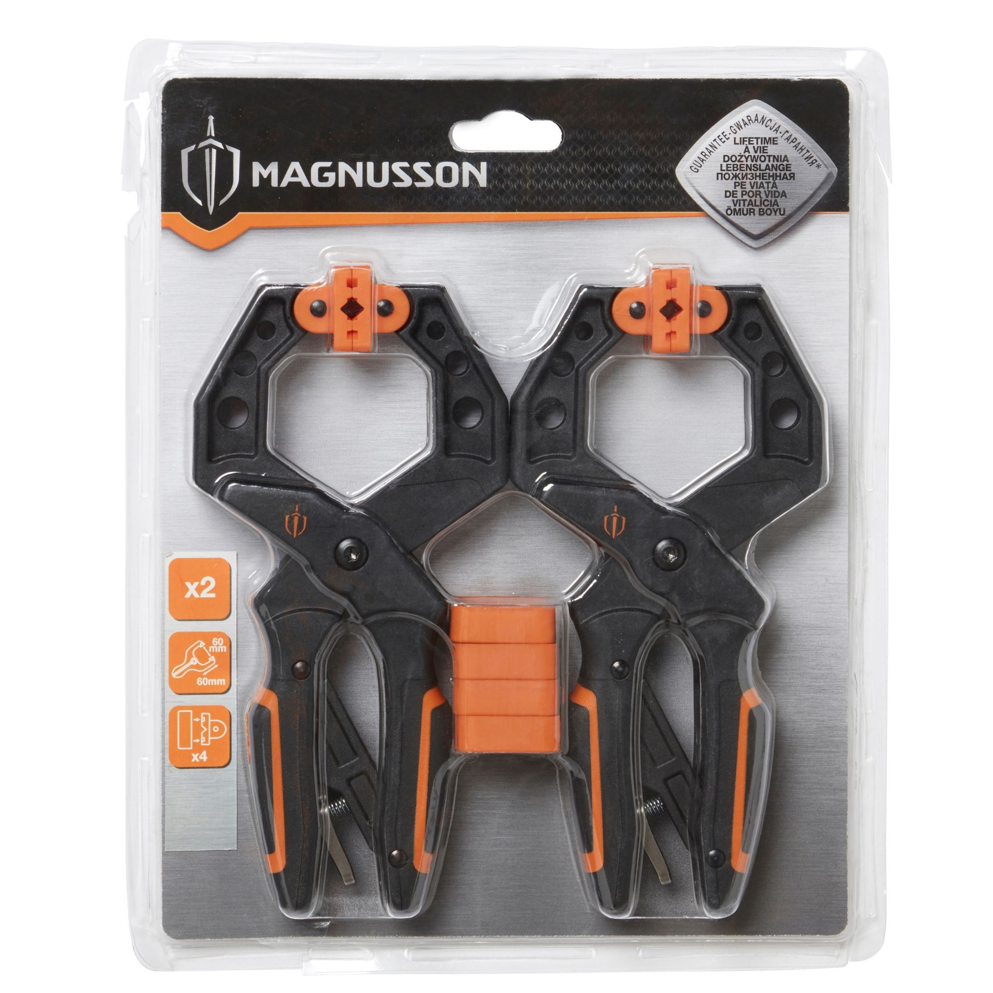 Magnusson 50mm Bar clamp, Pack of 2 | Departments | TradePoint