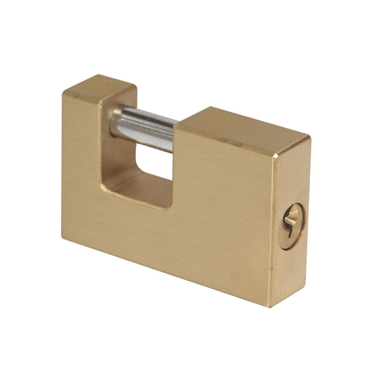 Smith & Locke Brass Cylinder Open shackle Padlock (W)60mm | Departments ...