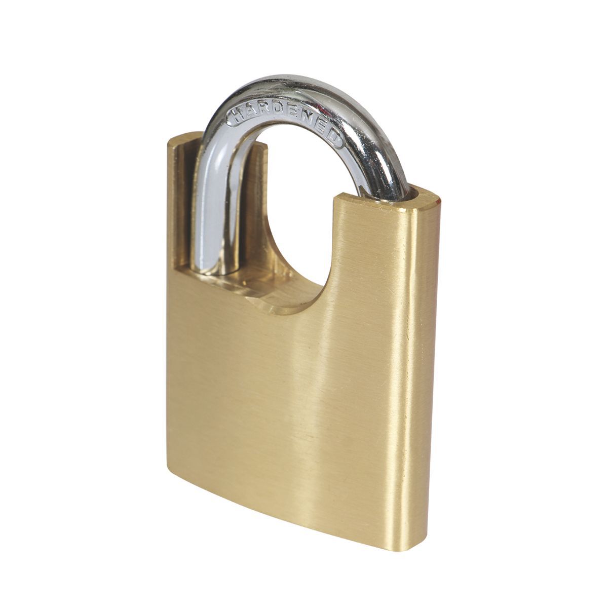 Smith & Locke Brass Cylinder Open shackle Padlock (W)50mm | Departments ...