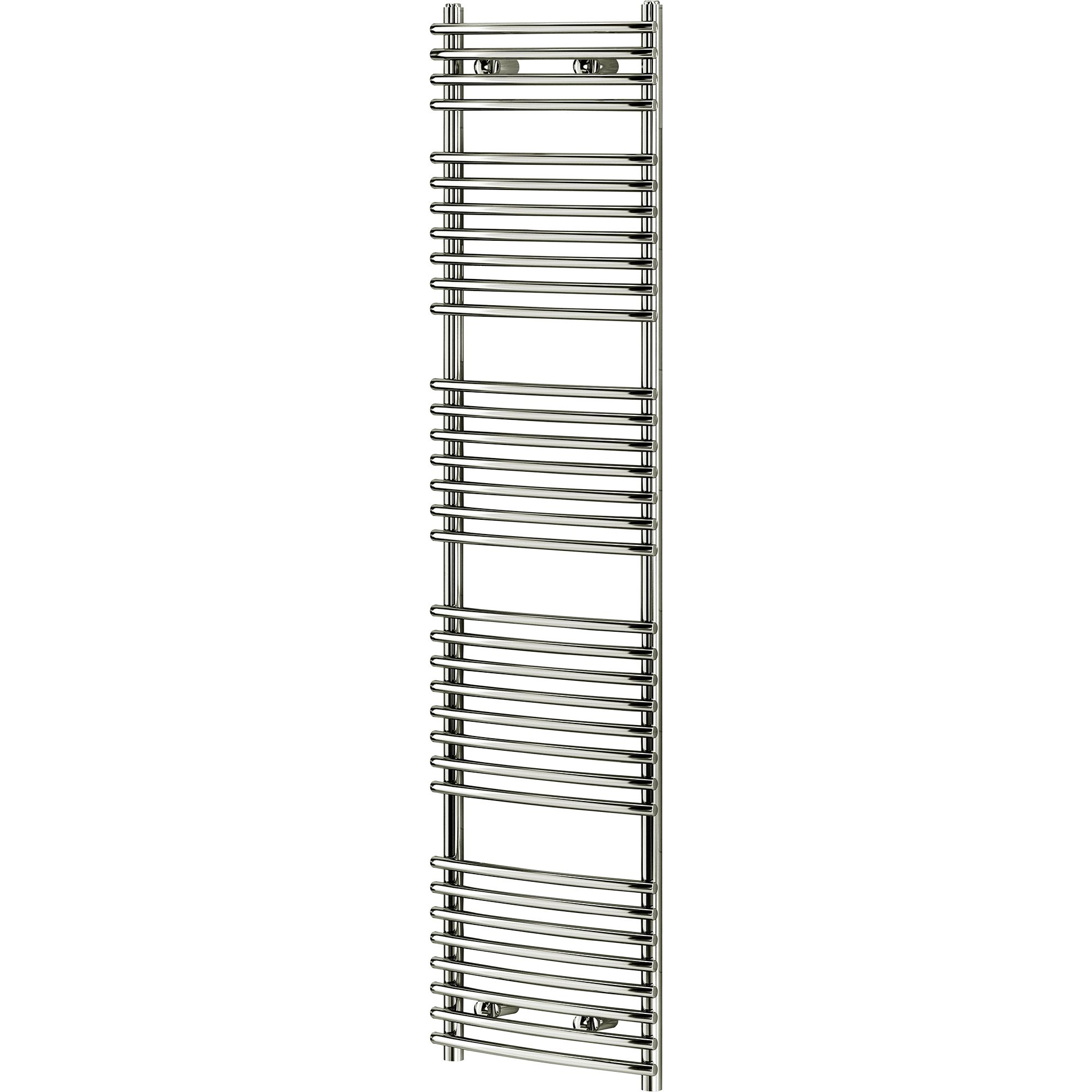 Blyss Arundel 532W Electric Chrome Towel warmer (H)1674mm (W)450mm ...