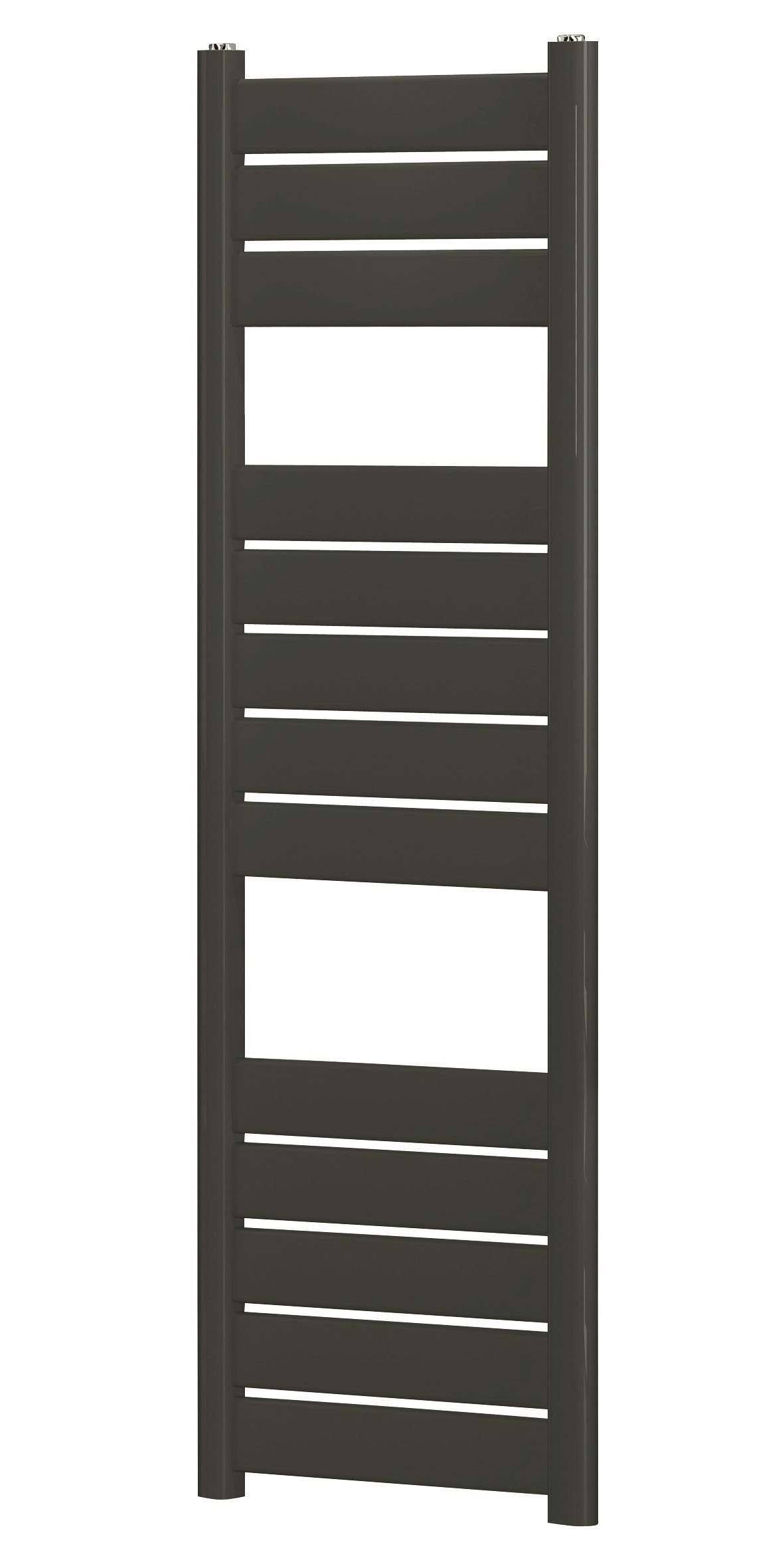 Blyss Chrome Flat Ladder Towel Radiator (H)700mm (W)400mm | Departments ...