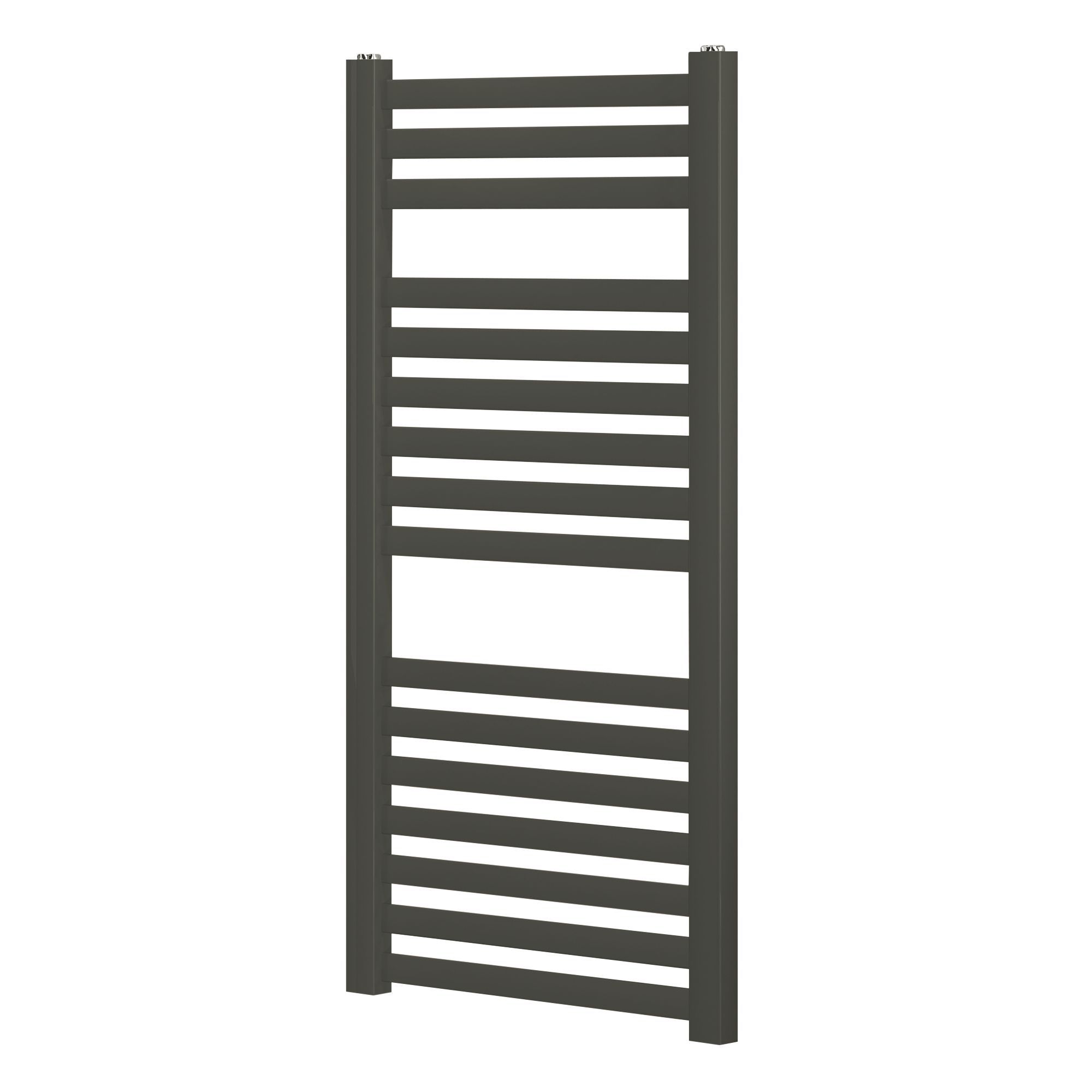 Blyss Chrome Flat Ladder Towel Radiator (H)700mm (W)400mm | Departments ...