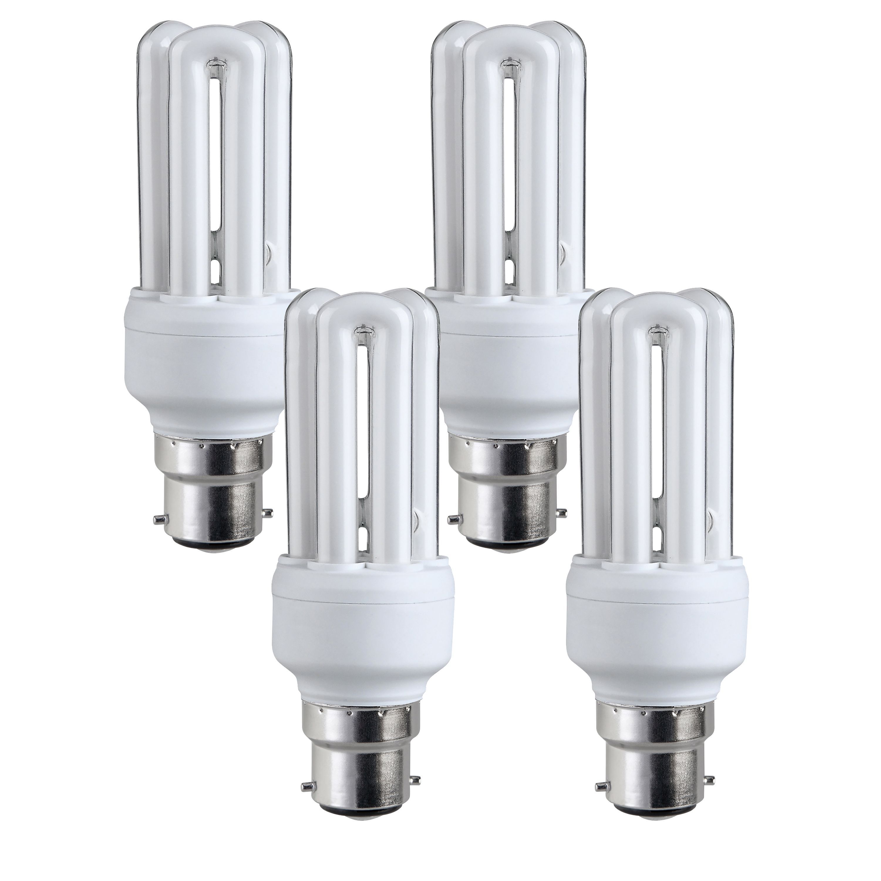 Diall B22 11W CFL Stick Light bulb, Pack of 4 | Departments | DIY at B&Q