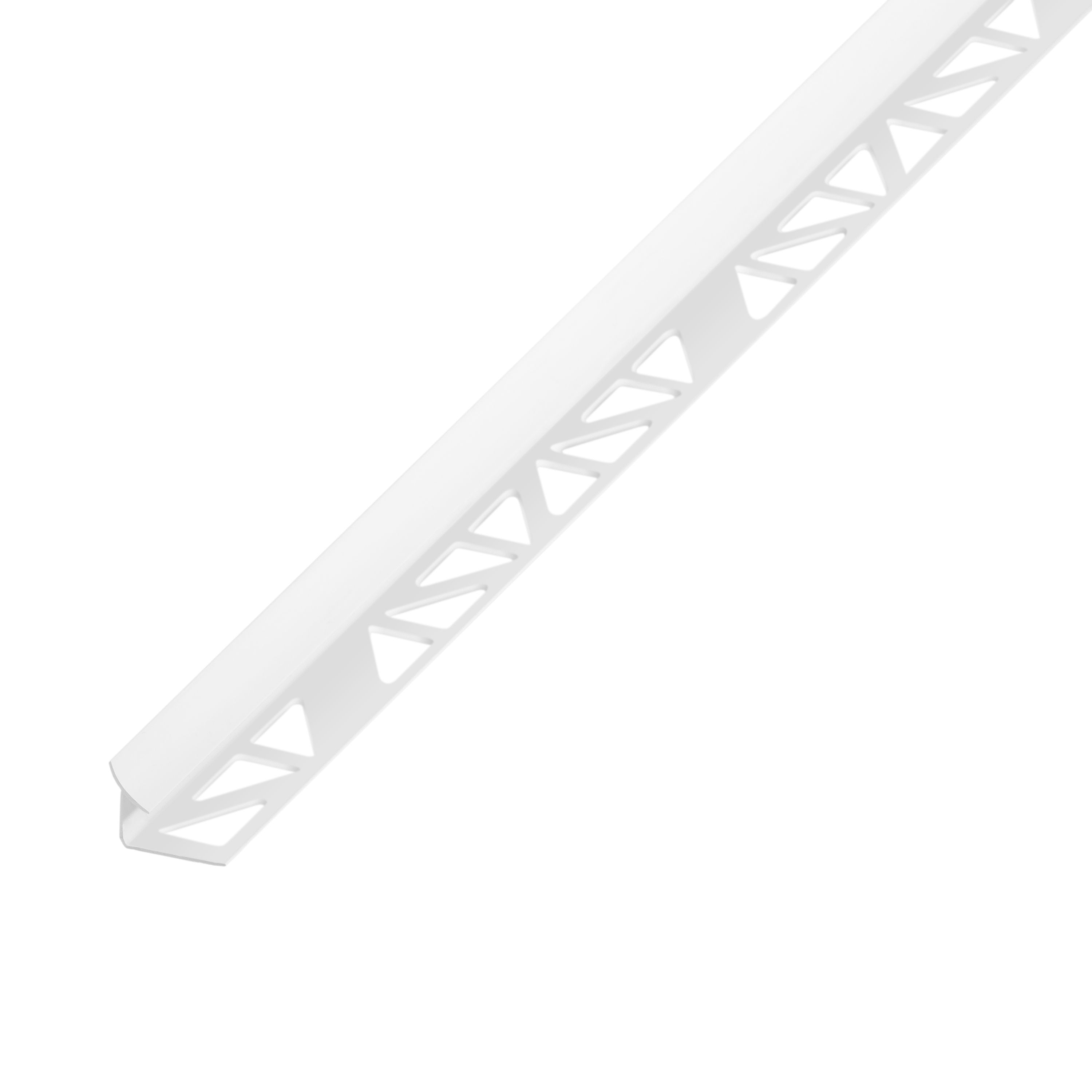 Diall White PVC Internal edge tile trim | Departments | DIY at B&Q