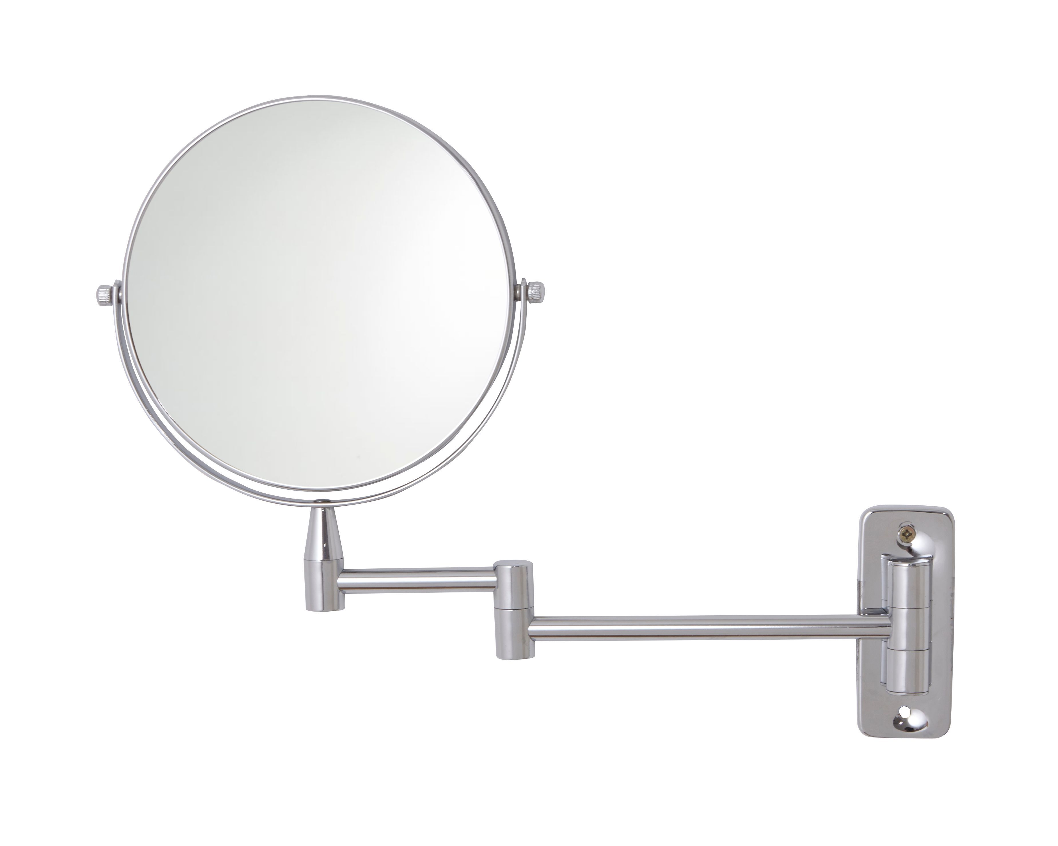 Cooke & Lewis Hayle Round Extending mirror (W)225mm (H)310mm ...