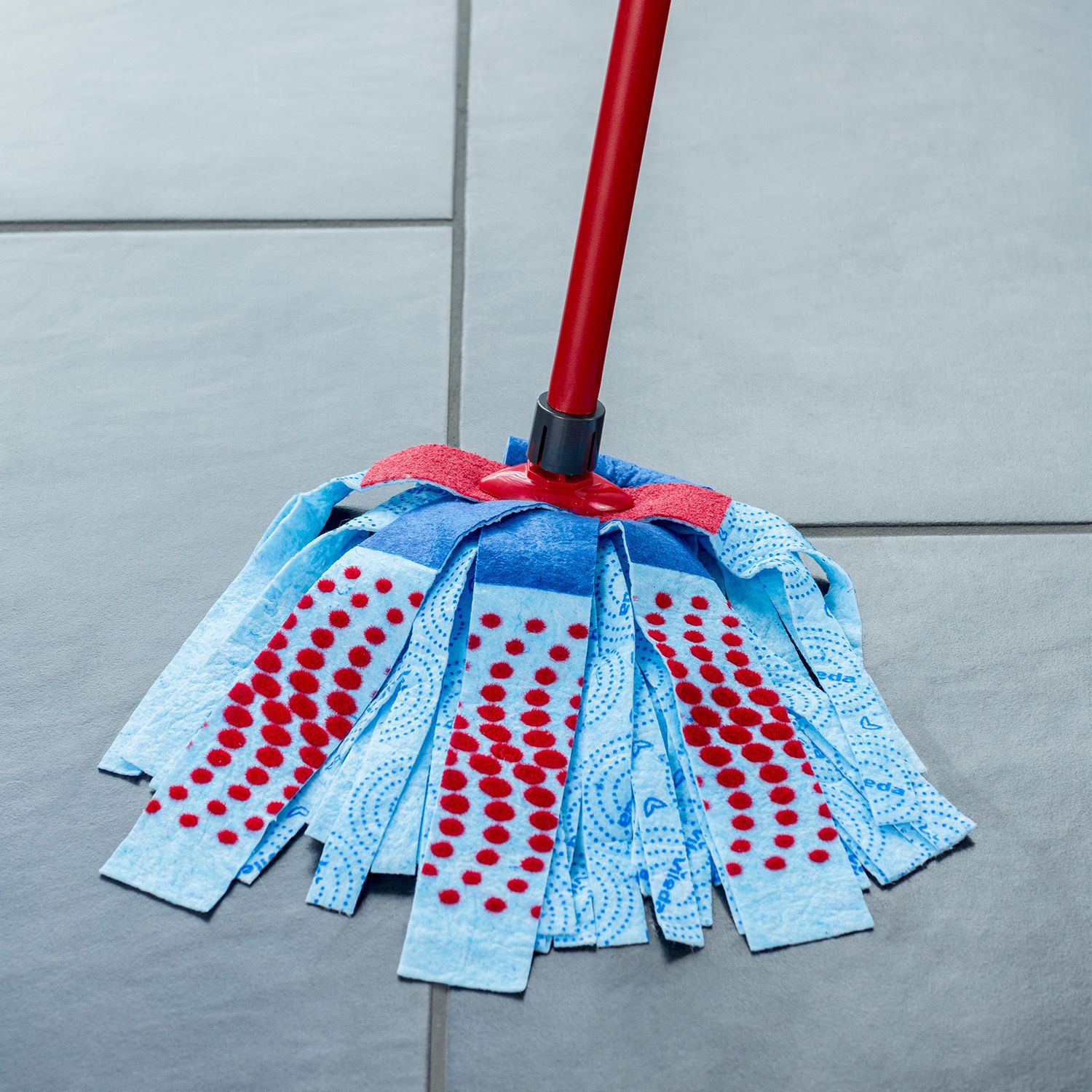 Vileda Blue SuperMocio 3 action mop | Departments | DIY at B&Q