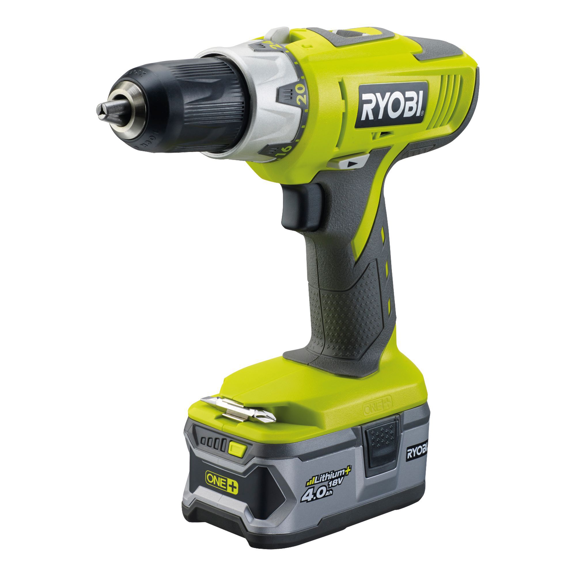 Ryobi One Cordless 18V 4Ah Li Ion Combi Drill 2 Batteries LLCDI18LL40S