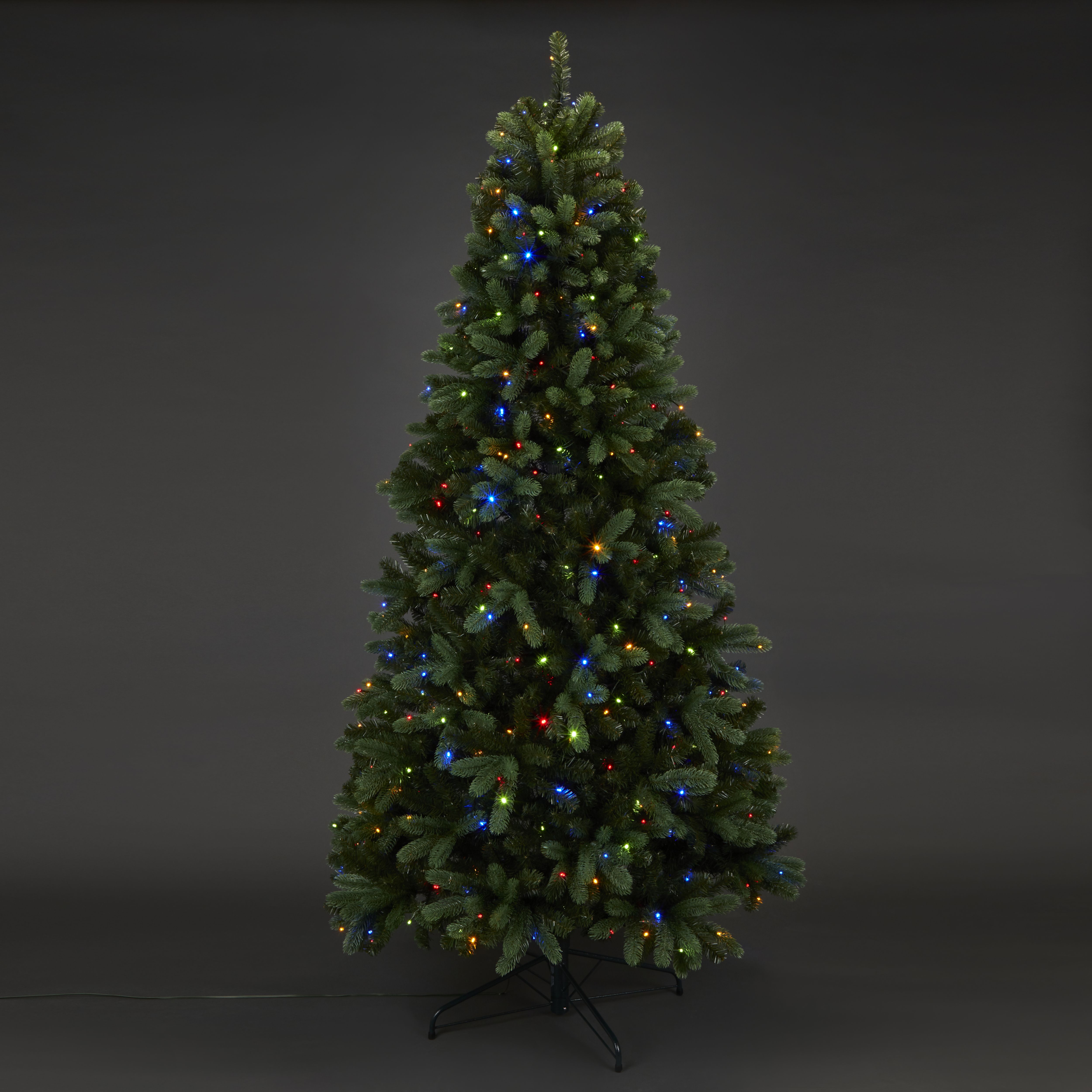 7.6ft Smart Natural looking Artificial Christmas tree | Departments ...