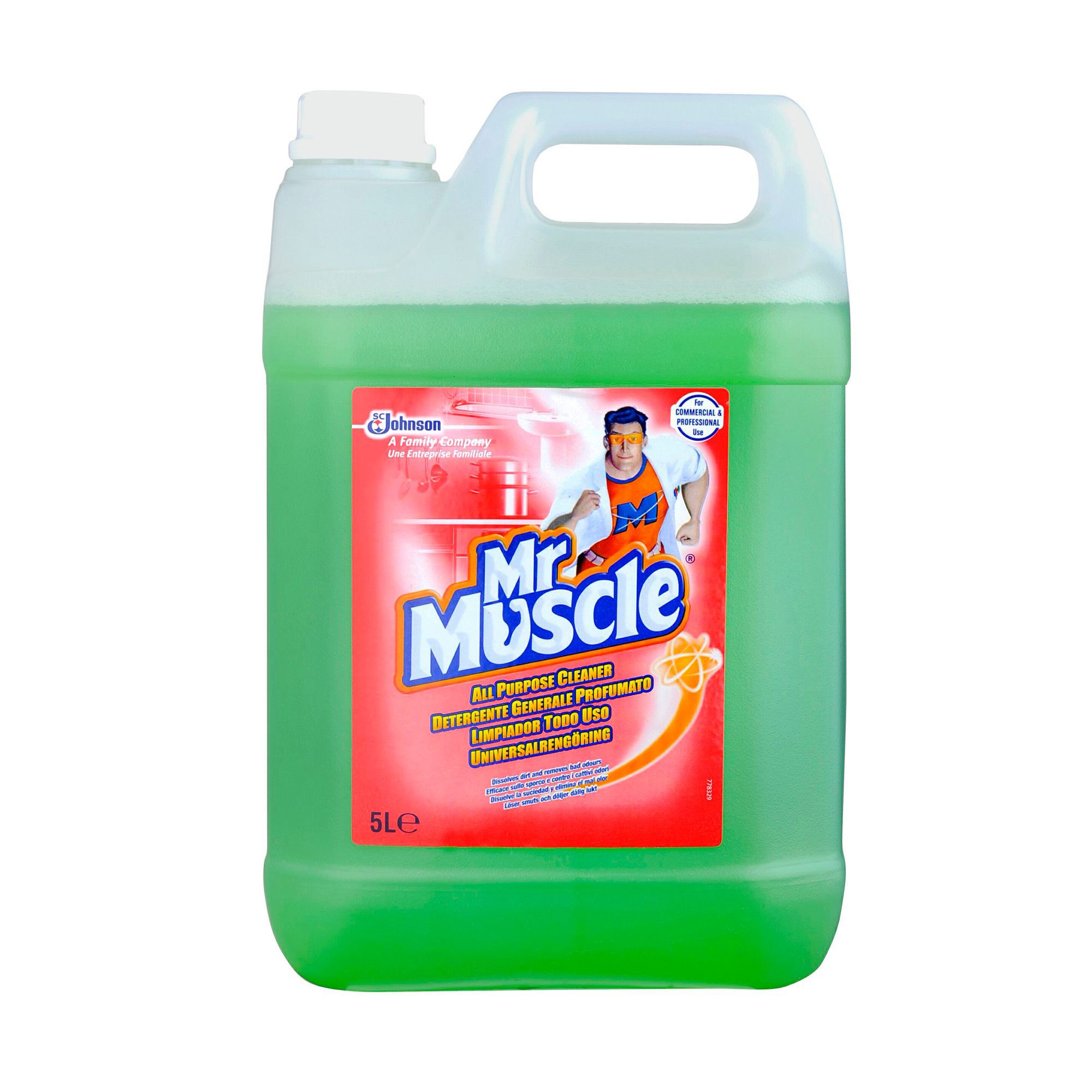 Mr Muscle Tile Cleaner, 5L | Departments | DIY at B&Q