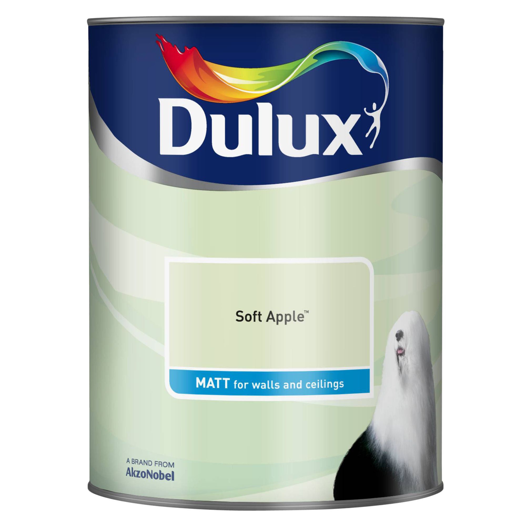 Dulux Soft apple Matt Emulsion paint 5L | Departments | DIY at B&Q