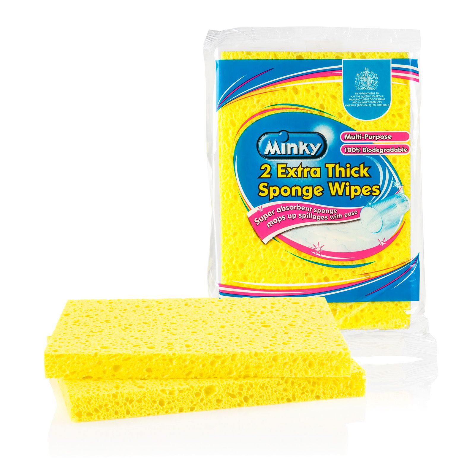 Minky Thick Sponge wipe, Pack of 2 | Departments | DIY at B&Q