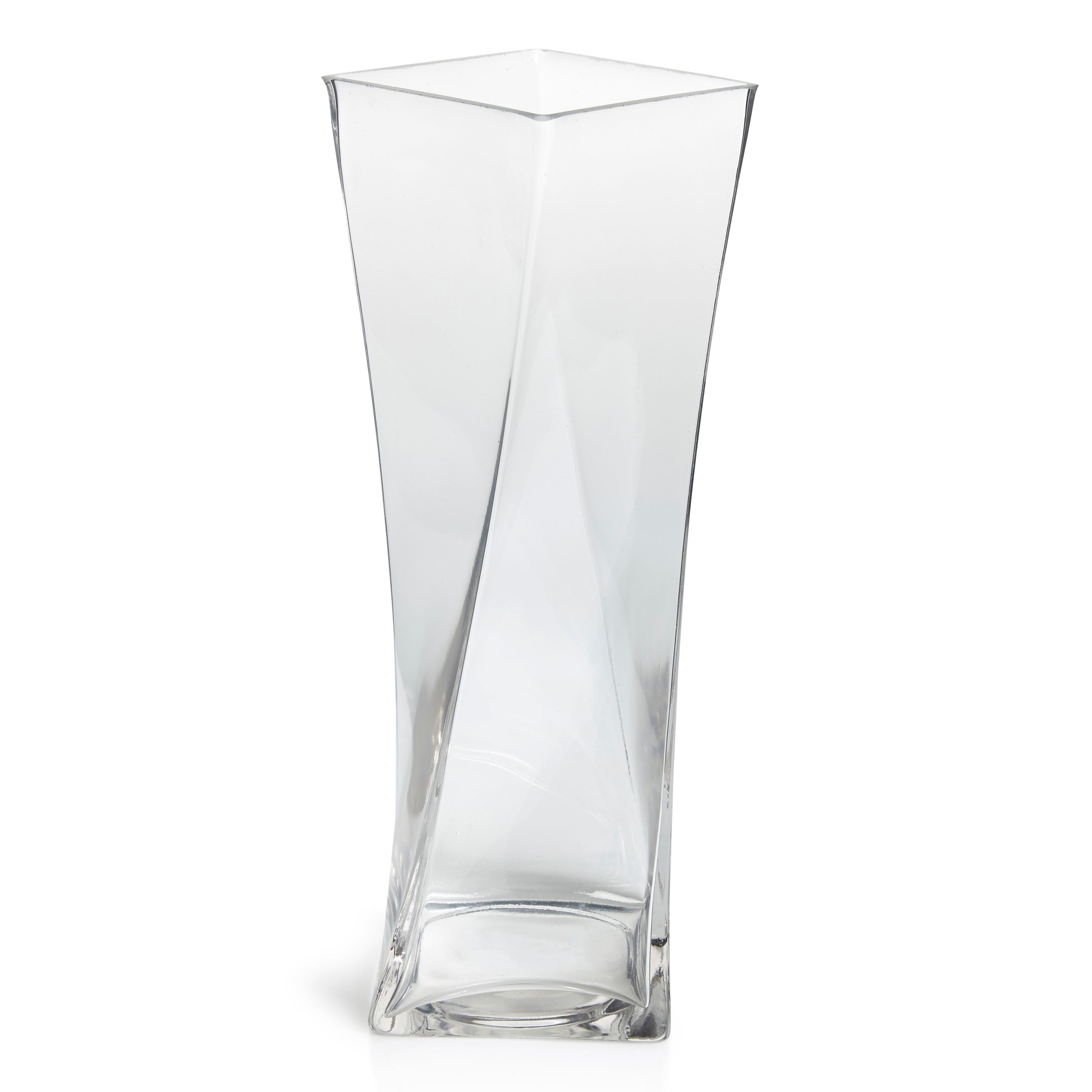 Tapered Glass Vase, Large | Departments | DIY at B&Q