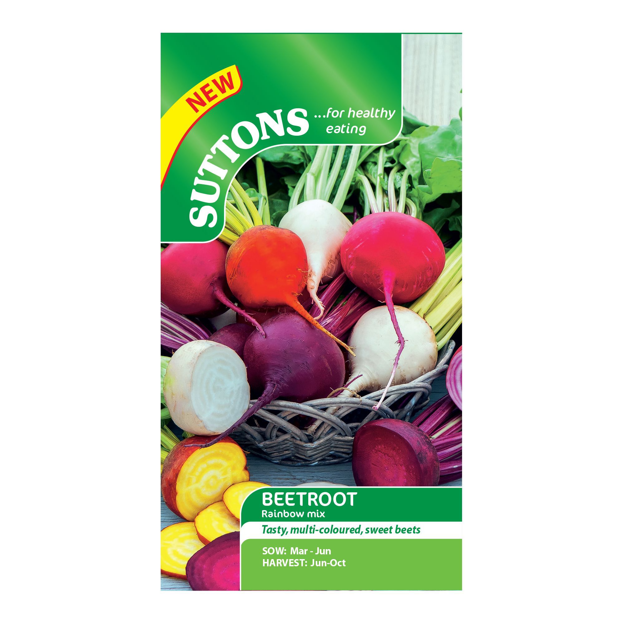 Suttons Beetroot Seeds, Rainbow Mix | Departments | DIY at B&Q