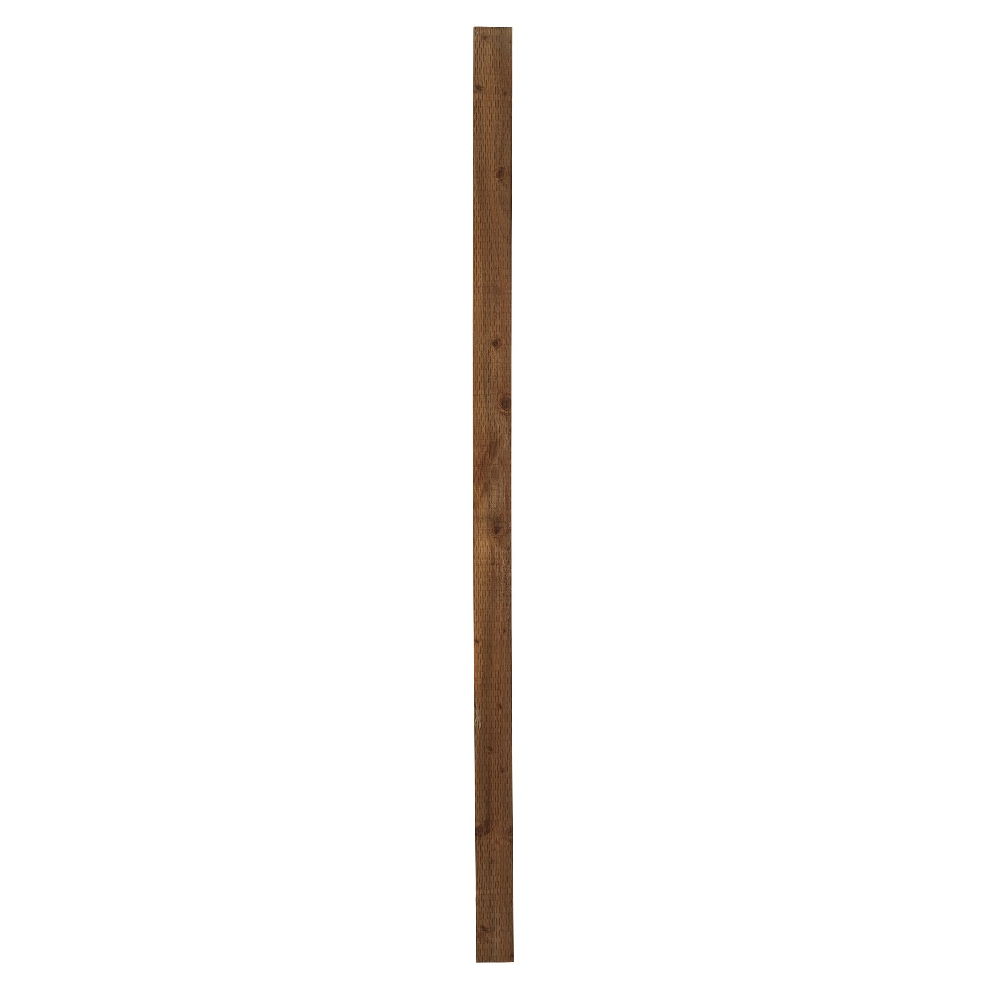 Blooma Pine Square Fence post (H)2.4m (W)100mm | Departments | DIY at B&Q