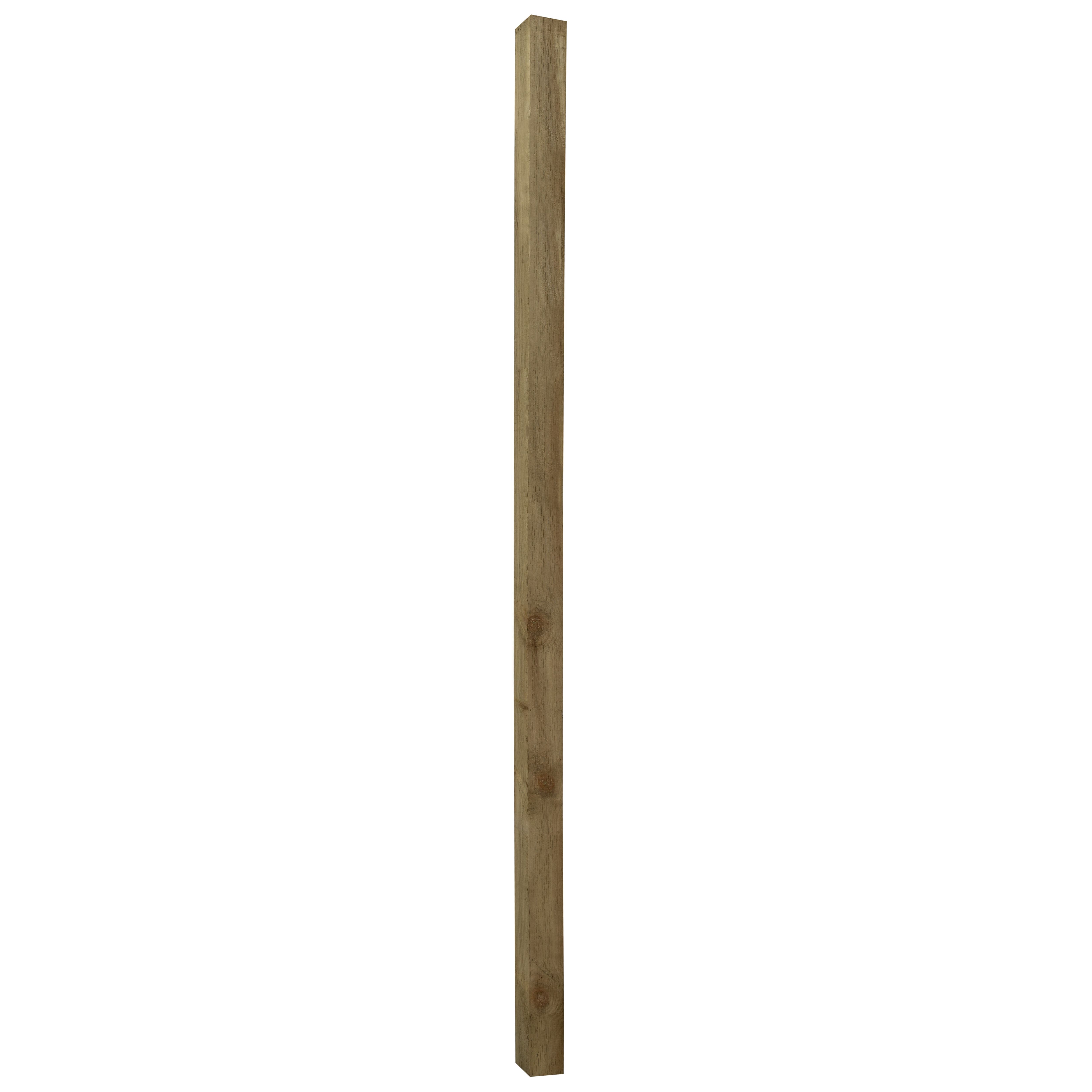 UC4 Timber Square Fence post (H)2.4m (W)75mm, Pack of 4 | Departments ...