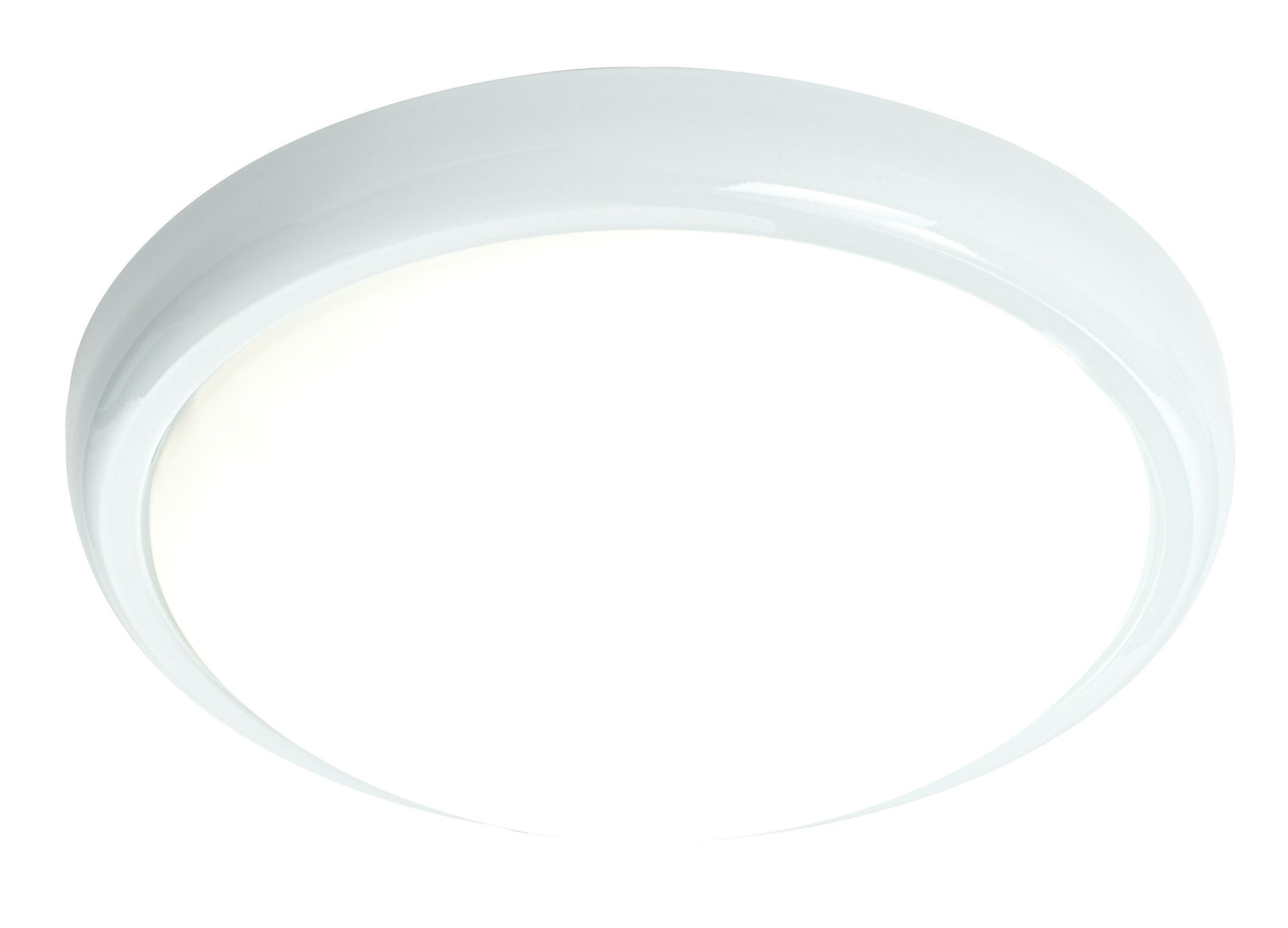 Falcon Brushed White Ceiling light | Departments | DIY at B&Q