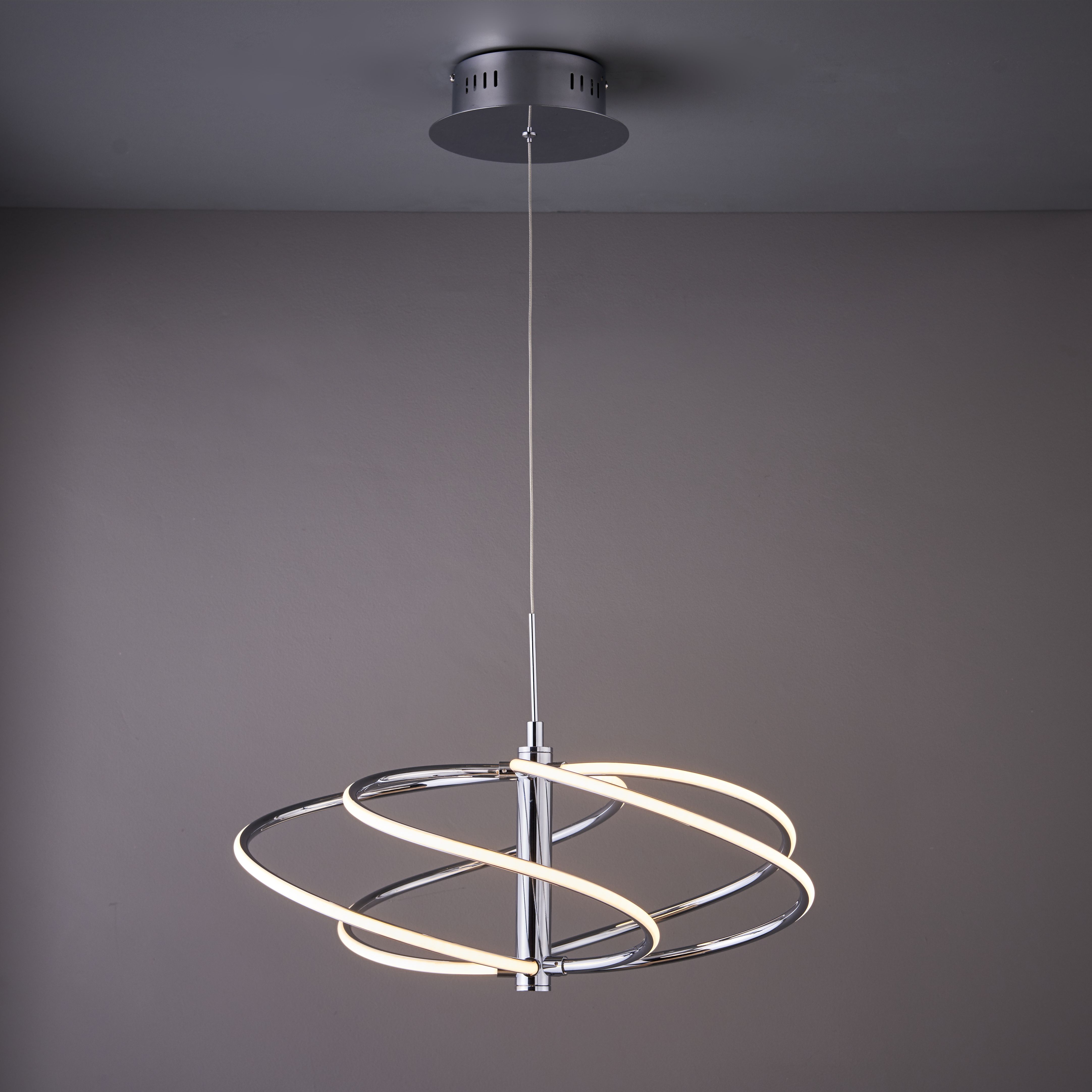 Gigi Chrome effect 5 Lamp Pendant Ceiling light | Departments | DIY at B&Q