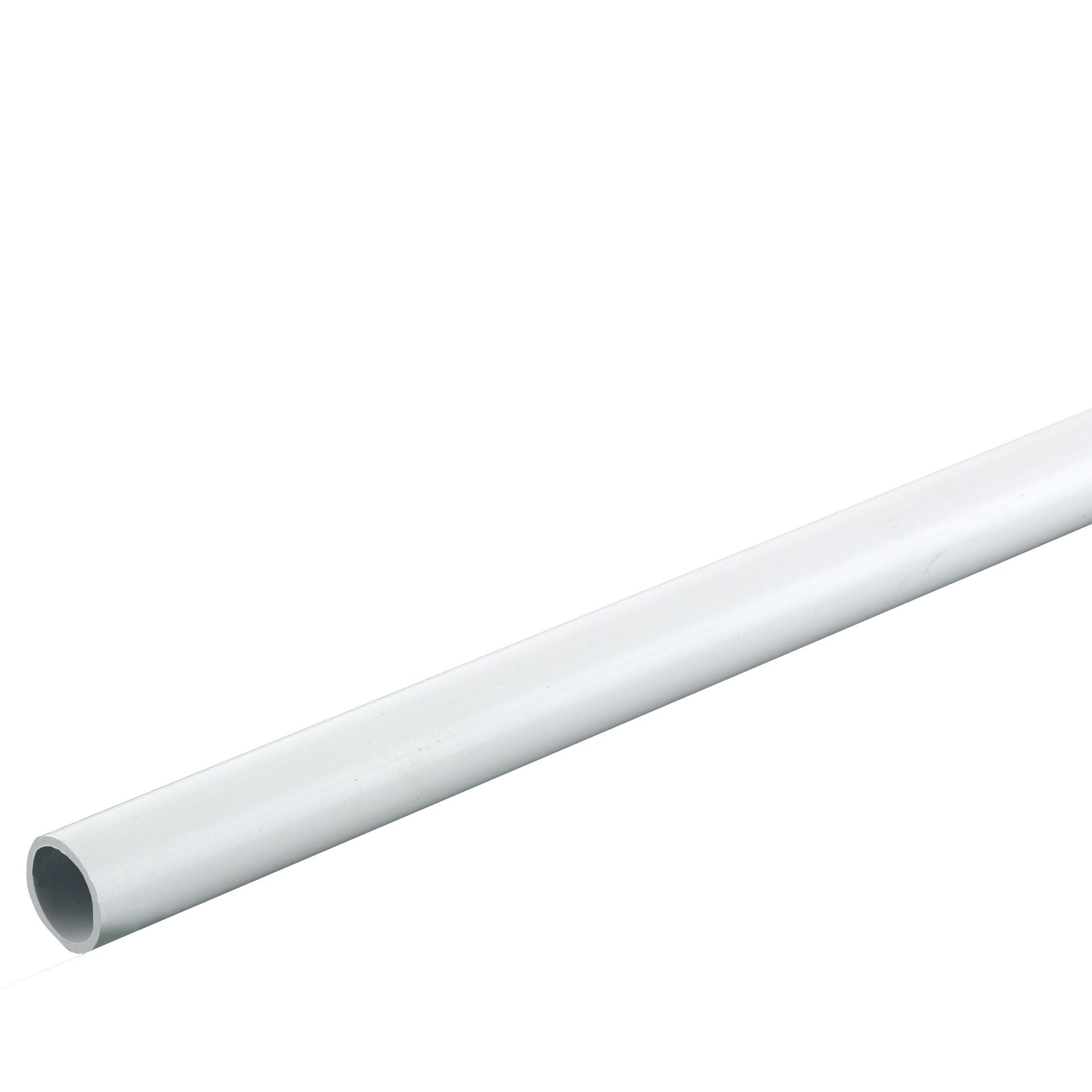 MK White Heavy duty Conduit (Dia)20mm (L)2m | Departments | DIY at B&Q